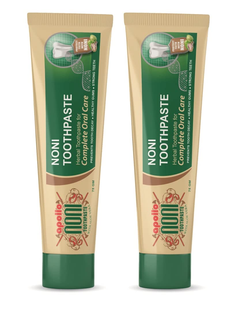 Buy Apollo Noni Ayurveda Classic al Toothpaste All Natural with ...