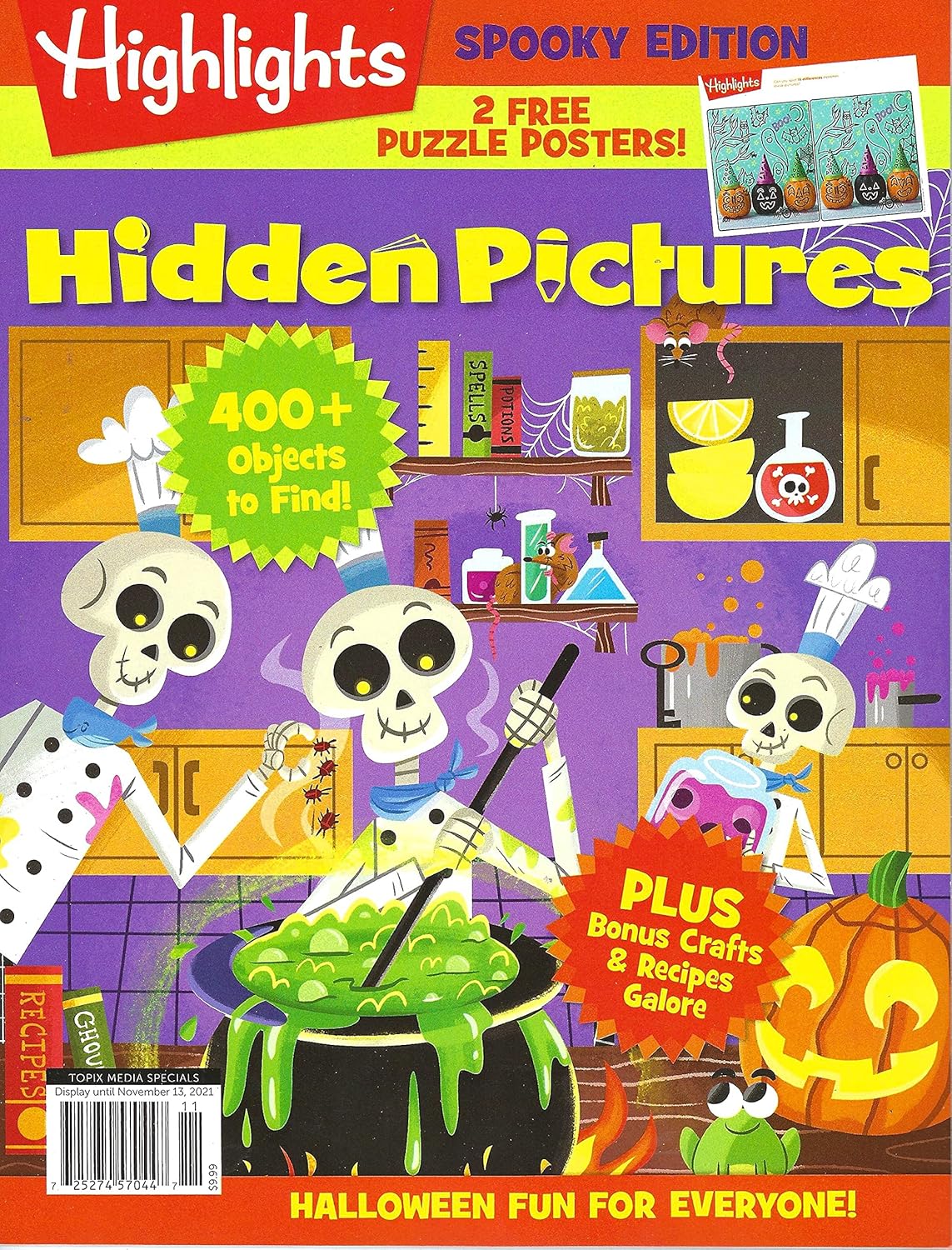 Highlights Magazine Hidden Pictures Nov 2021: Topix Media: Amazon.com ...