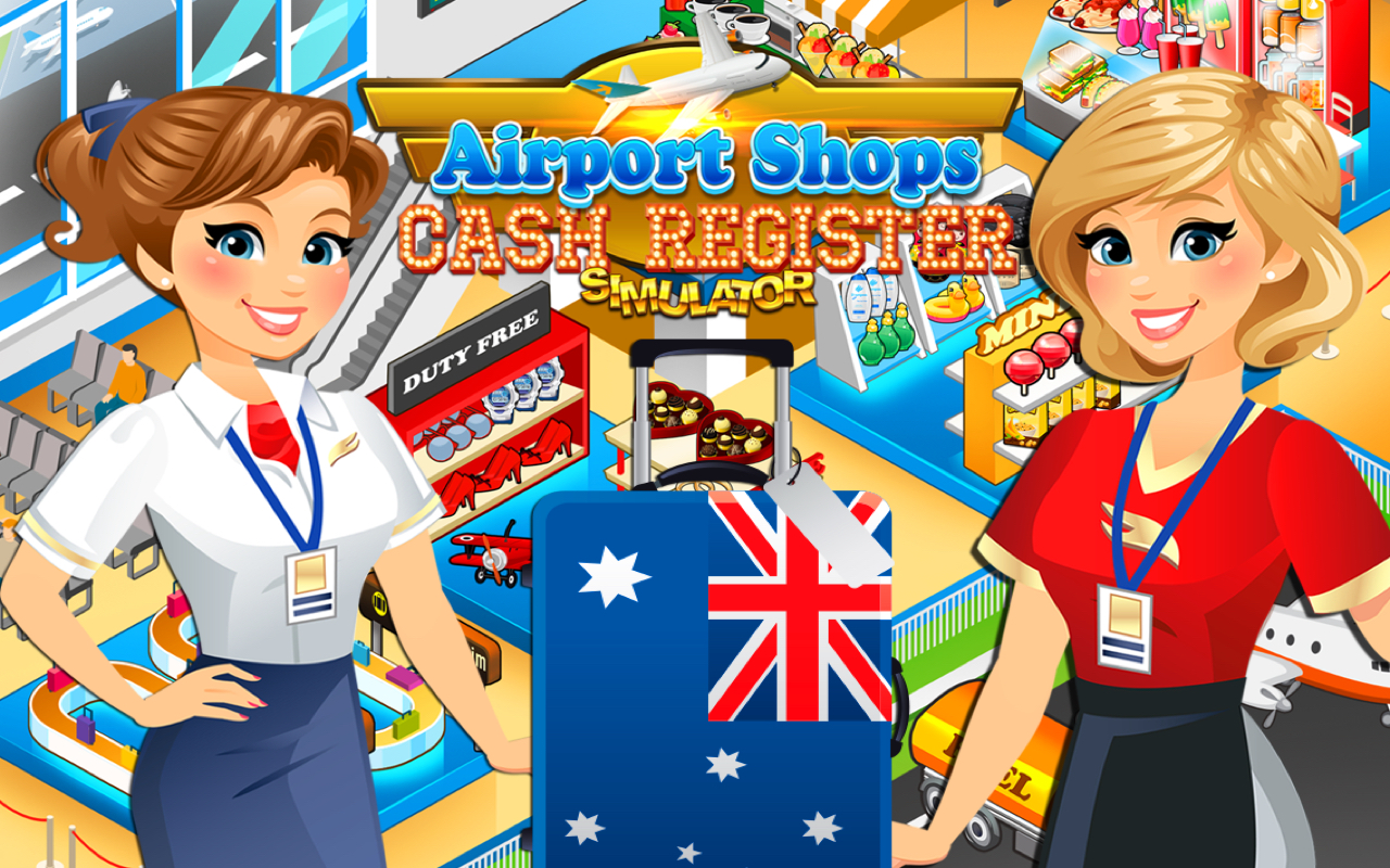 Airport Cash Register Mini Mall & Supermarket Simulator - Kids Fun ...