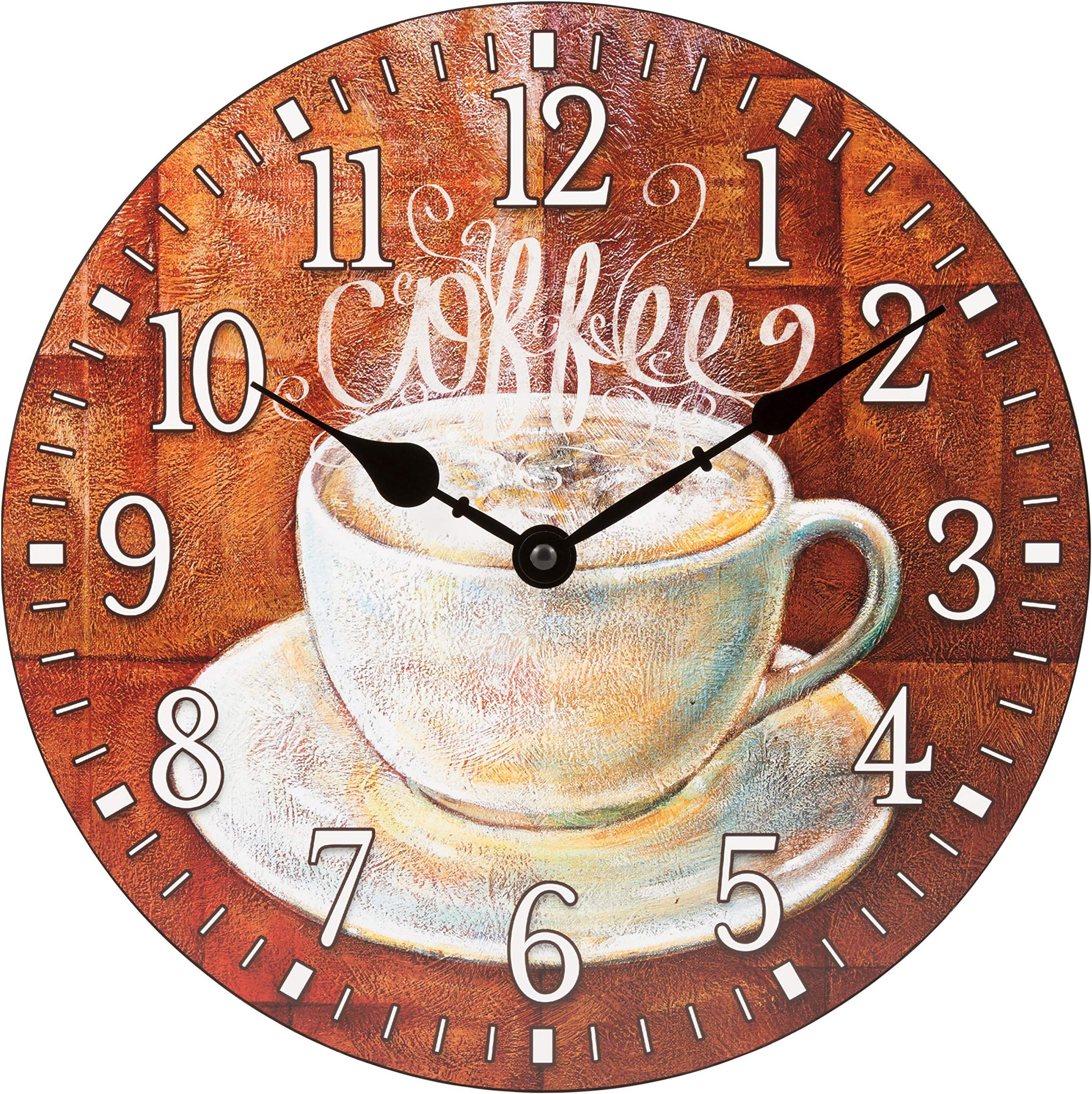 Amazon.com: La Crosse Technology 20-inch Bronze Antiqued Gears Quartz ...