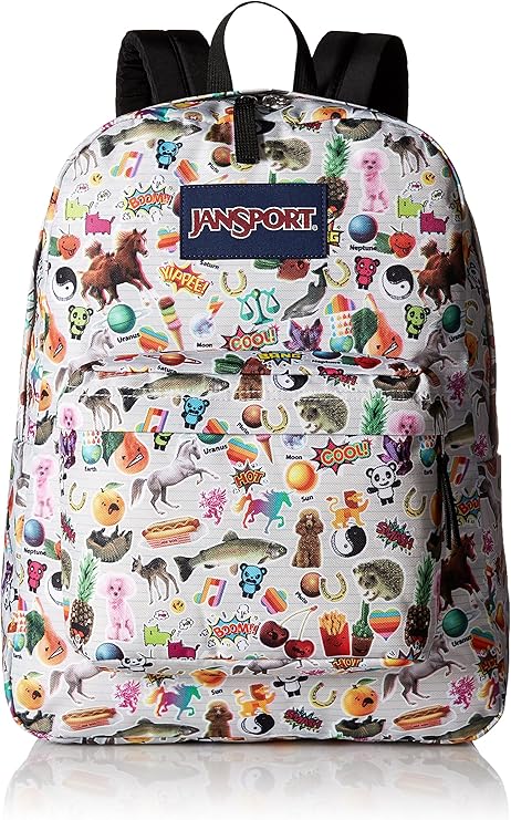 Amazon.com: JanSport Superbreak Backpack- Sale Colors (Multi Stickers ...