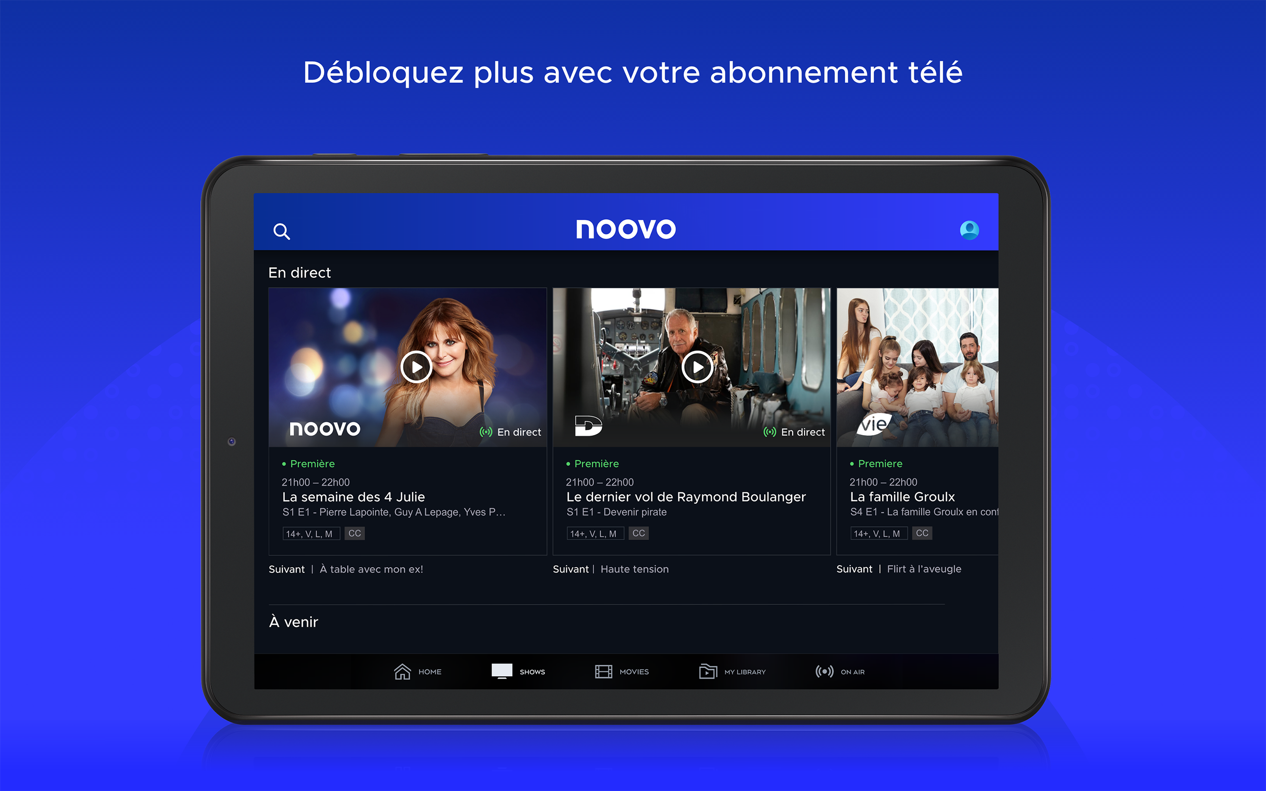 Noovo- Application sur l’Appstore Amazon