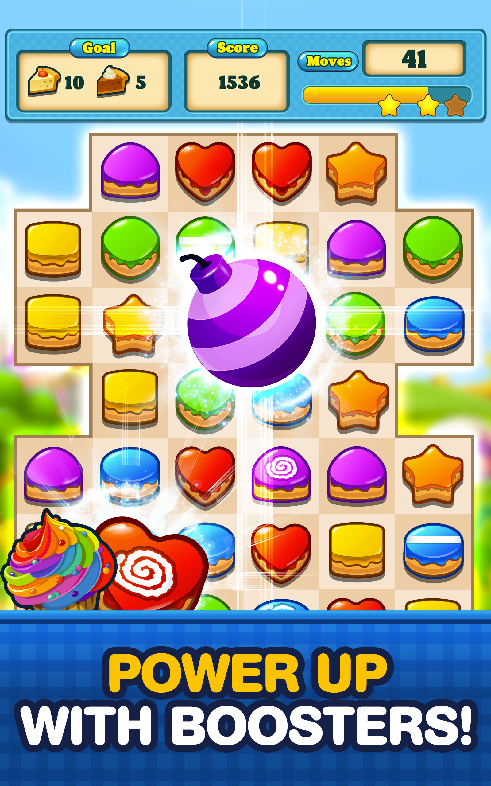 Free Match 3 Games Bakery Blast 2024, Best New Sweet Royal Candy ...
