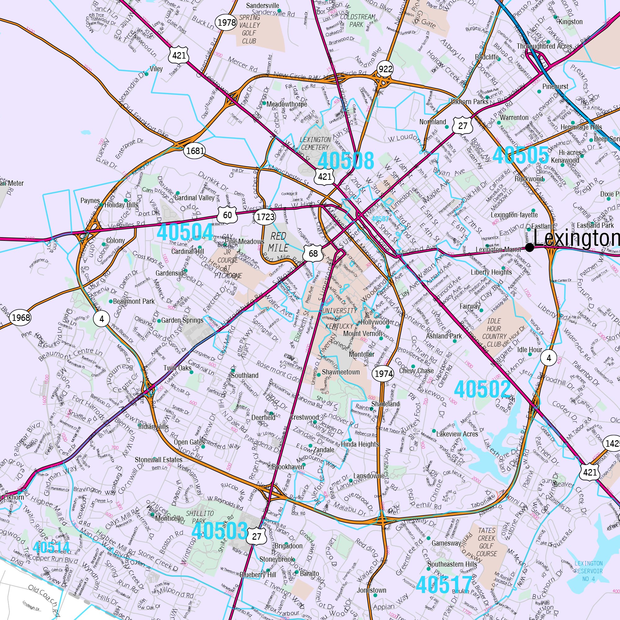 Mapa De Carreteras Del Condado De Fayette Cómo Llegar A Fairburn, GA
