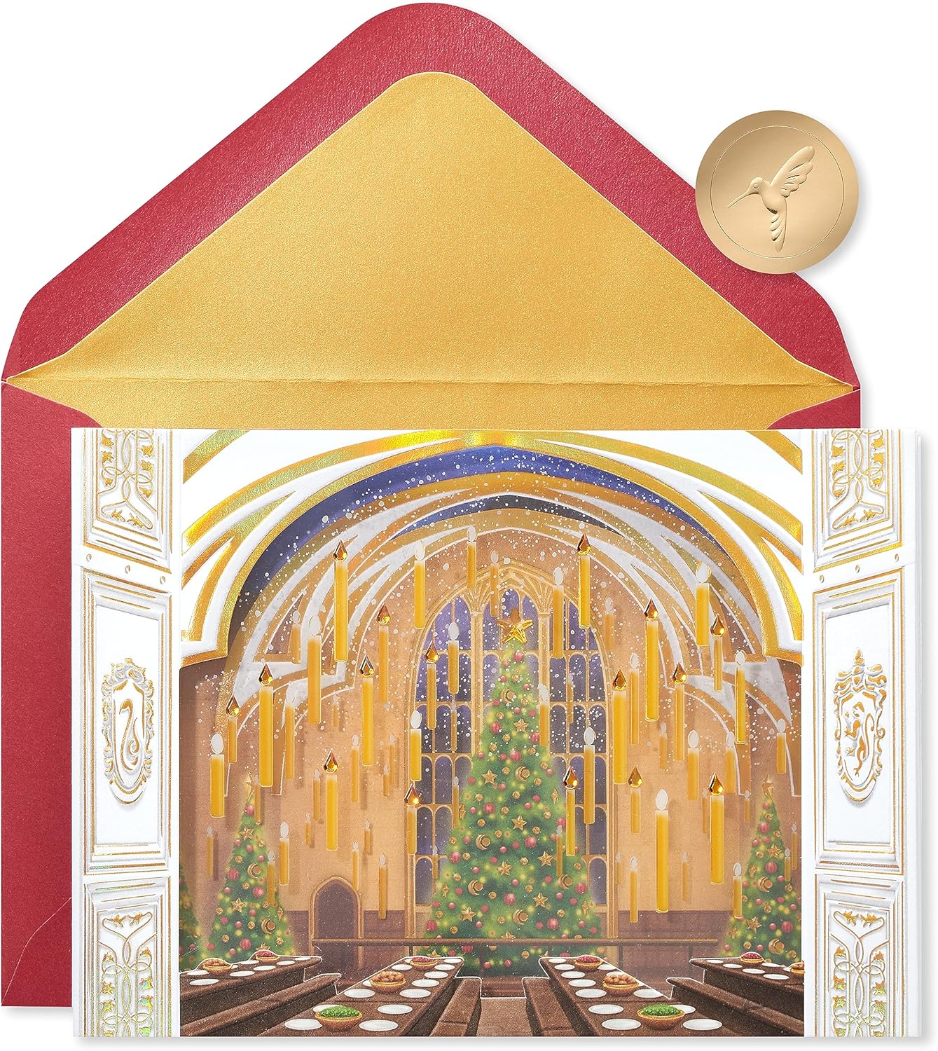 Amazon.com: Papyrus Harry Potter Christmas Card (Most Festive Yule Season)