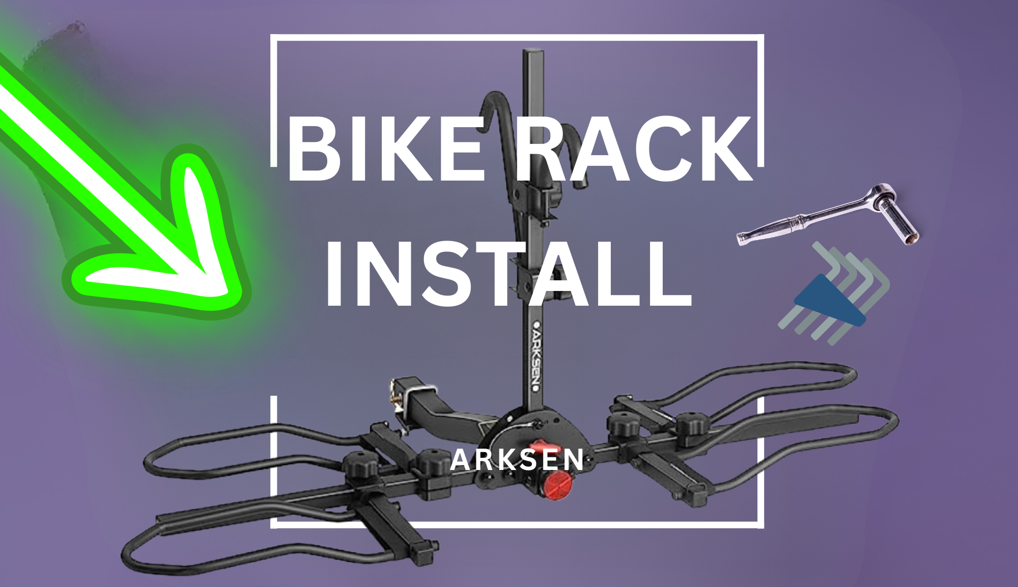 Watch Arksen Bike Rack install/Review on Amazon Live
