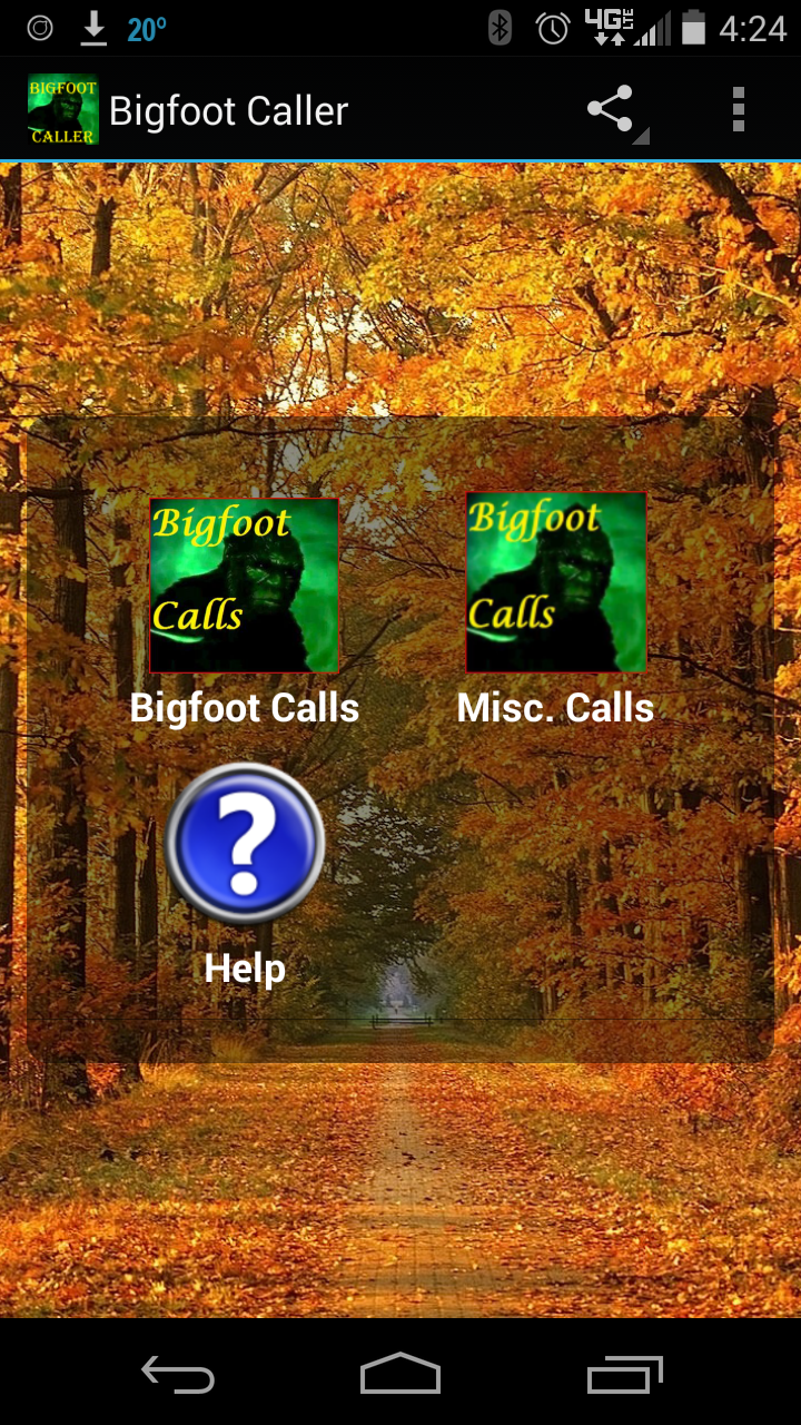 Bigfoot Caller - App on the Amazon Appstore