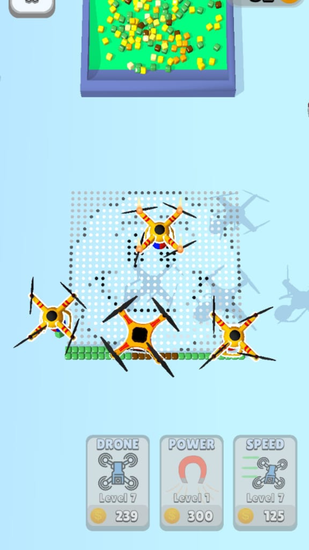 Idle Drone Tycoon- Color Cubes Drone Drawing - App on Amazon Appstore
