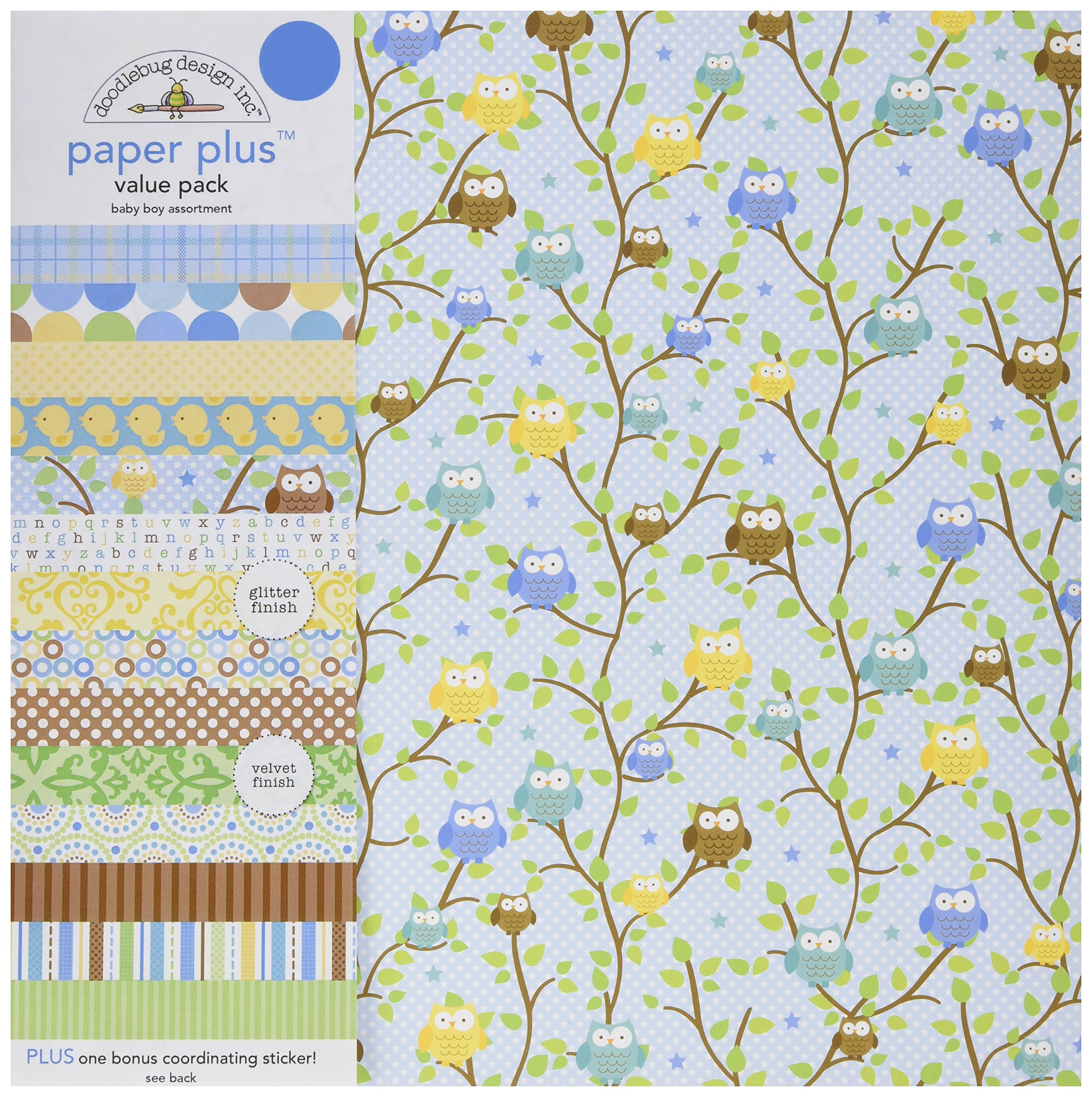Amazon.com: Doodlebug 5183 Paper Plus Value Supplies (12 Pack), 12" x ...