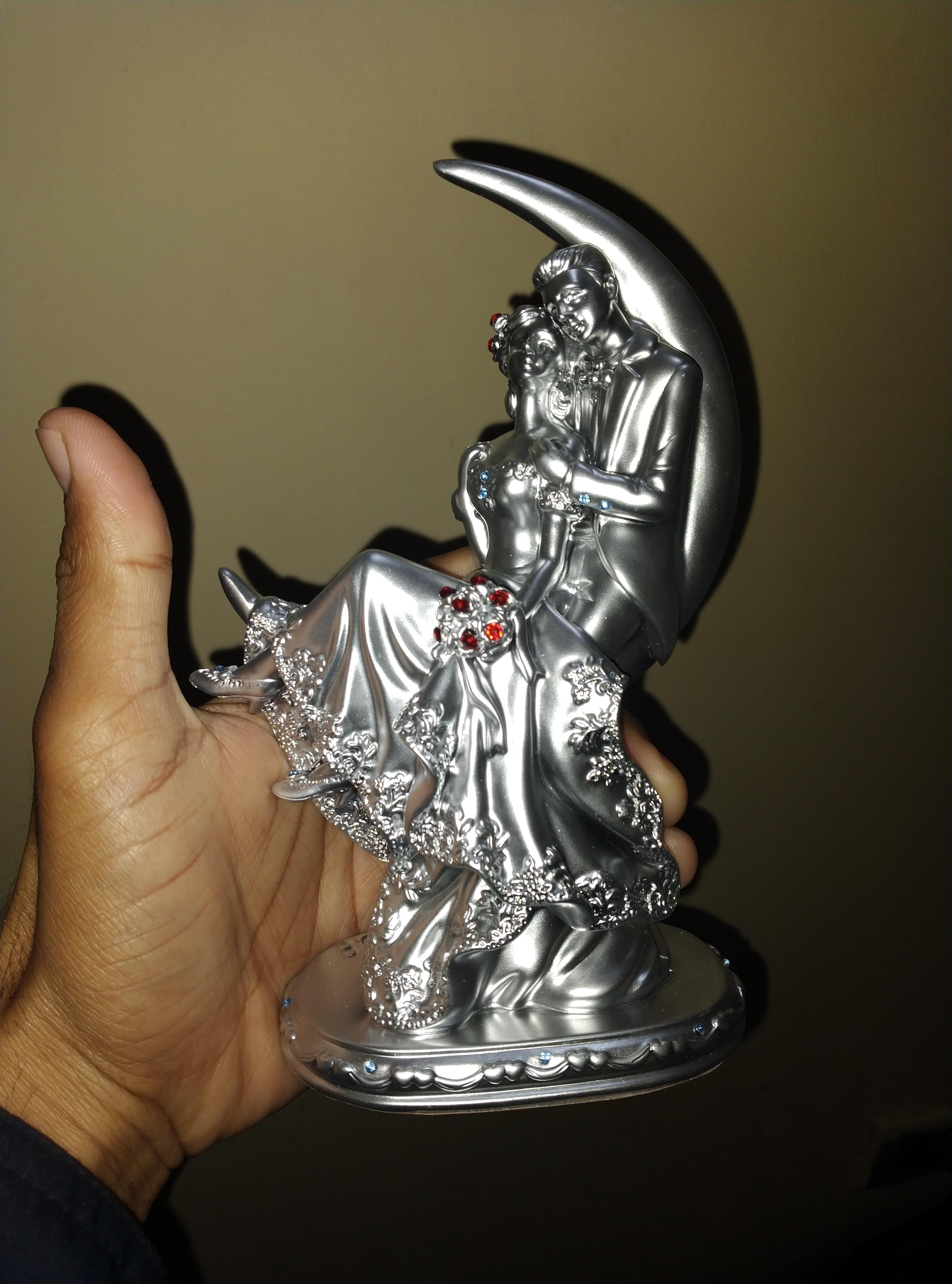 Buy AICA Fabric Showpiece, 19 x 11 x 6 cm, Multicolor, Fiber Online at ...