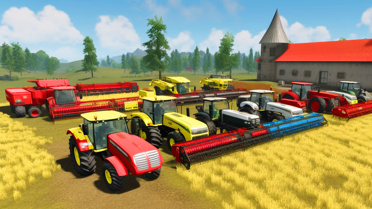 bigTractor Farming Harvester Adventure Sim Game - Enjoy Casual Farming ...