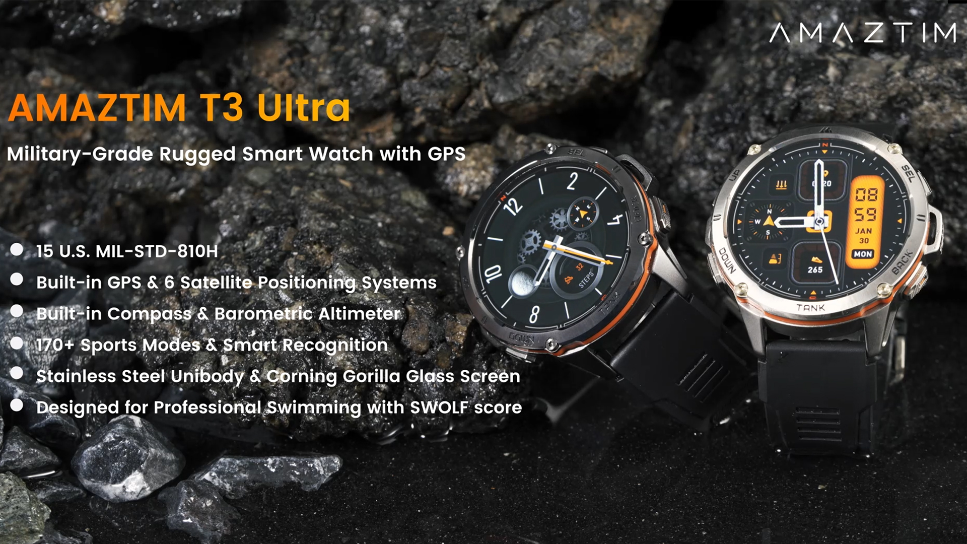 Watch T3 Ultra smart watches for men on Amazon Live