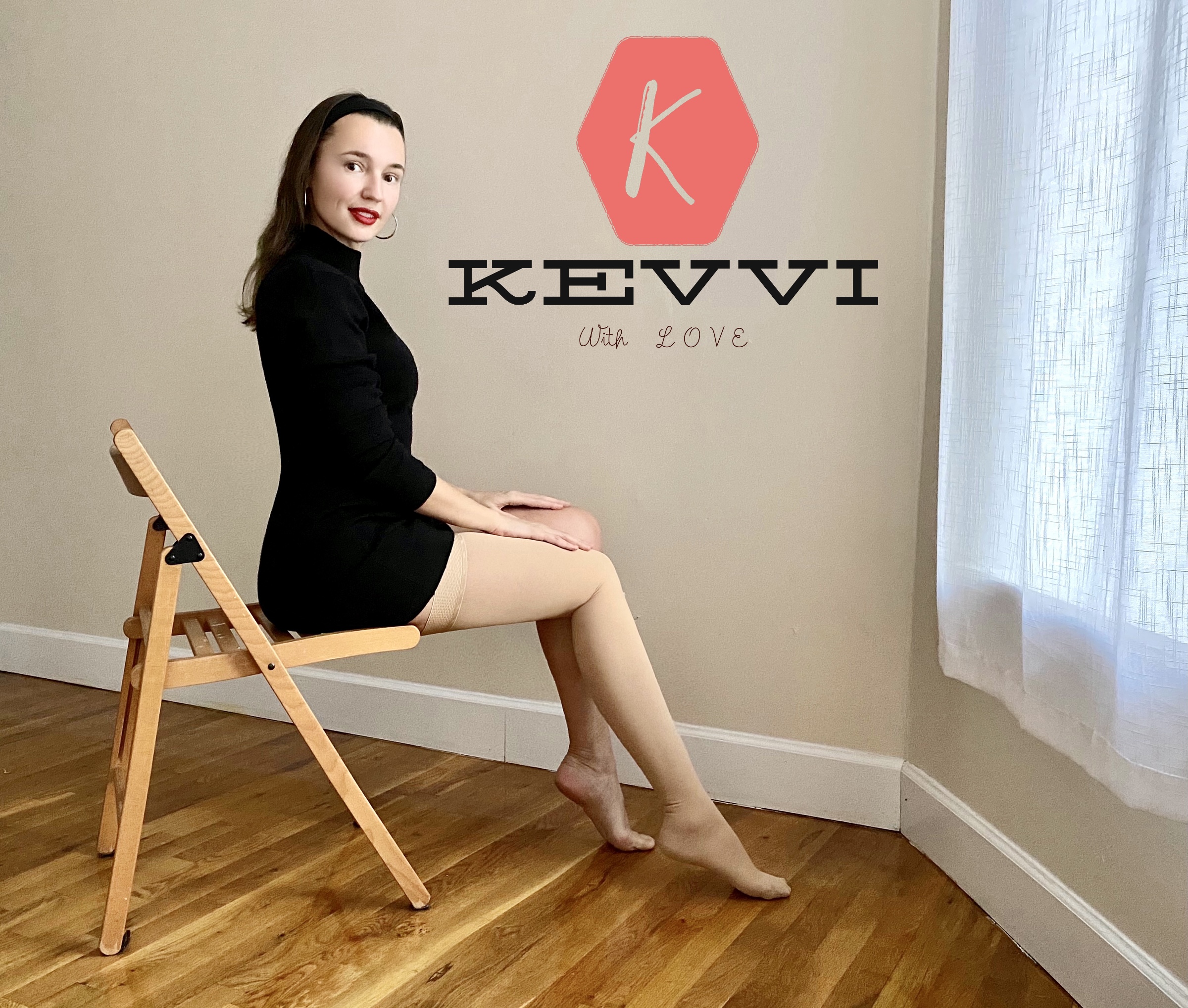 Watch How to put on Compression Socks Thigh High KEVVI Size Medium on ...