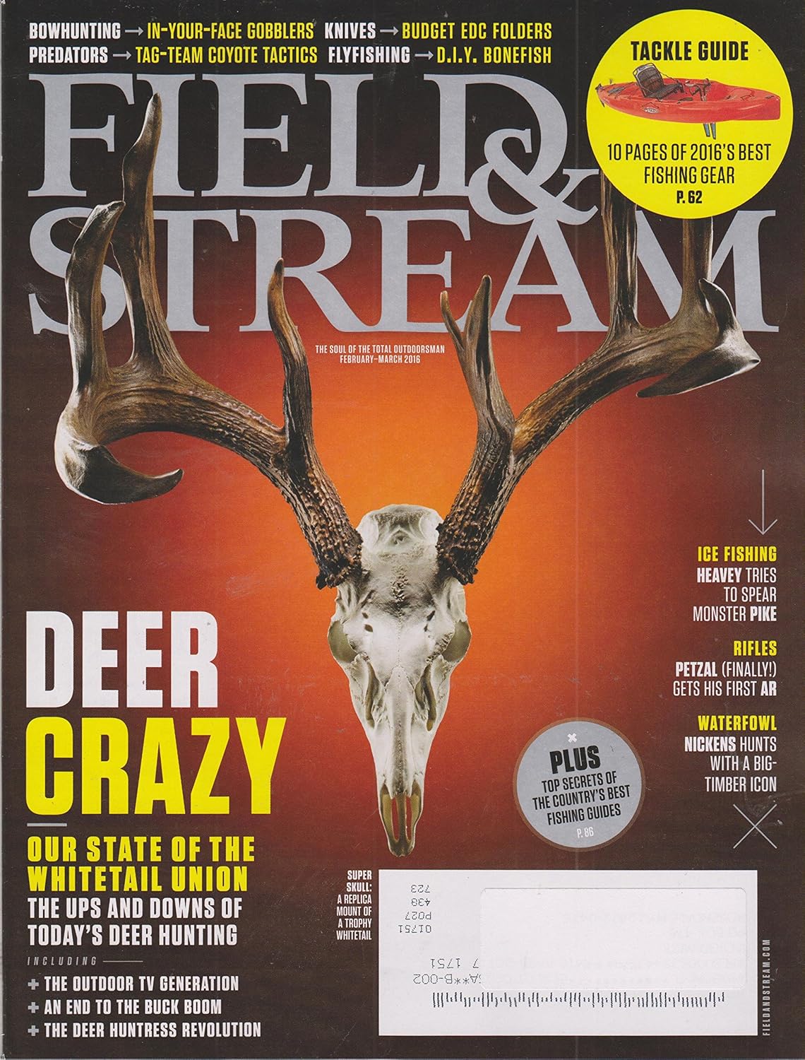 Field & Stream February March 2016 Deer Crazy: Amazon.com: Books