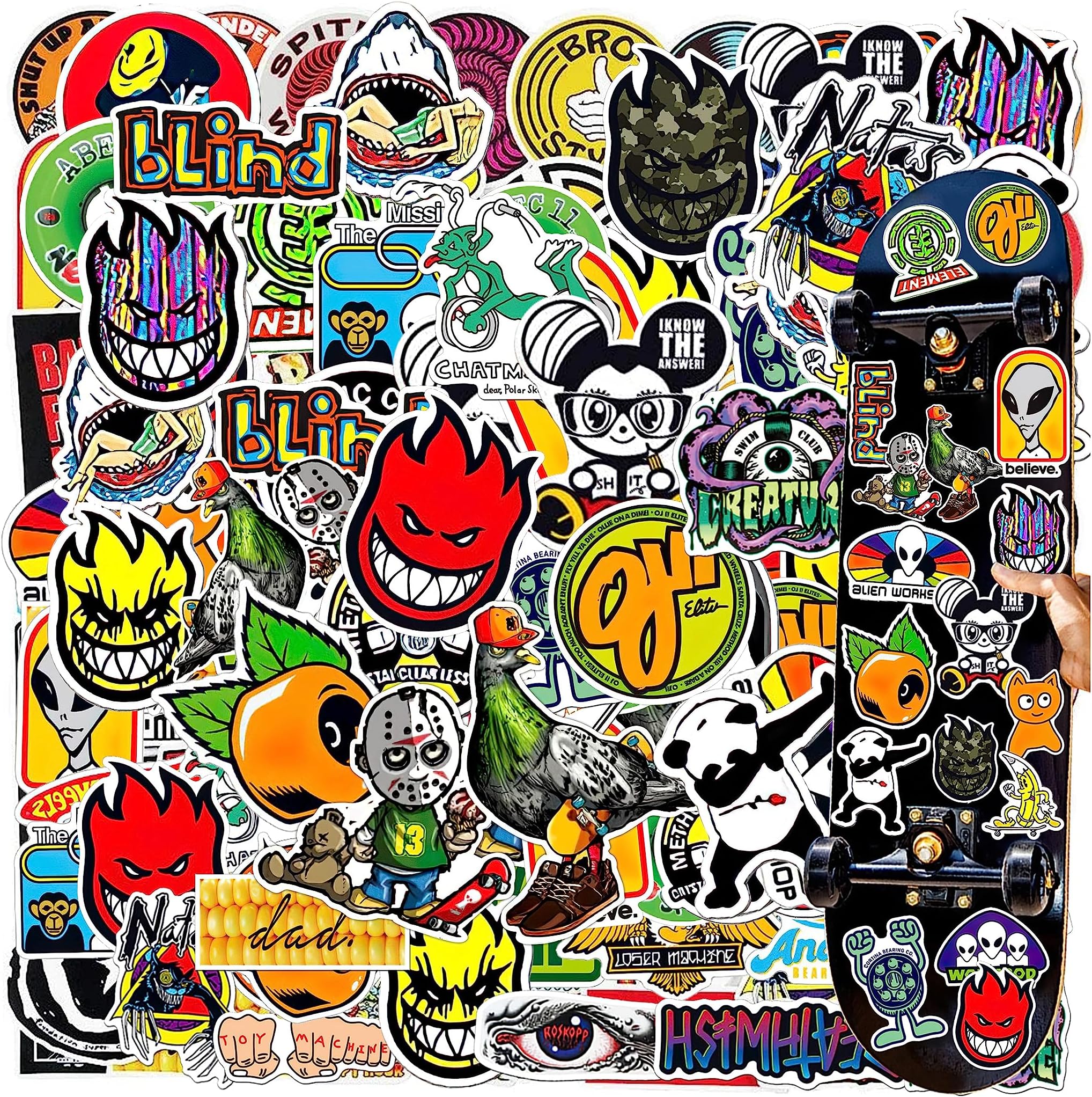 Amazon.com - Santa Cruz Shark Sticker - Sticker - 5" Sticker Graphic ...