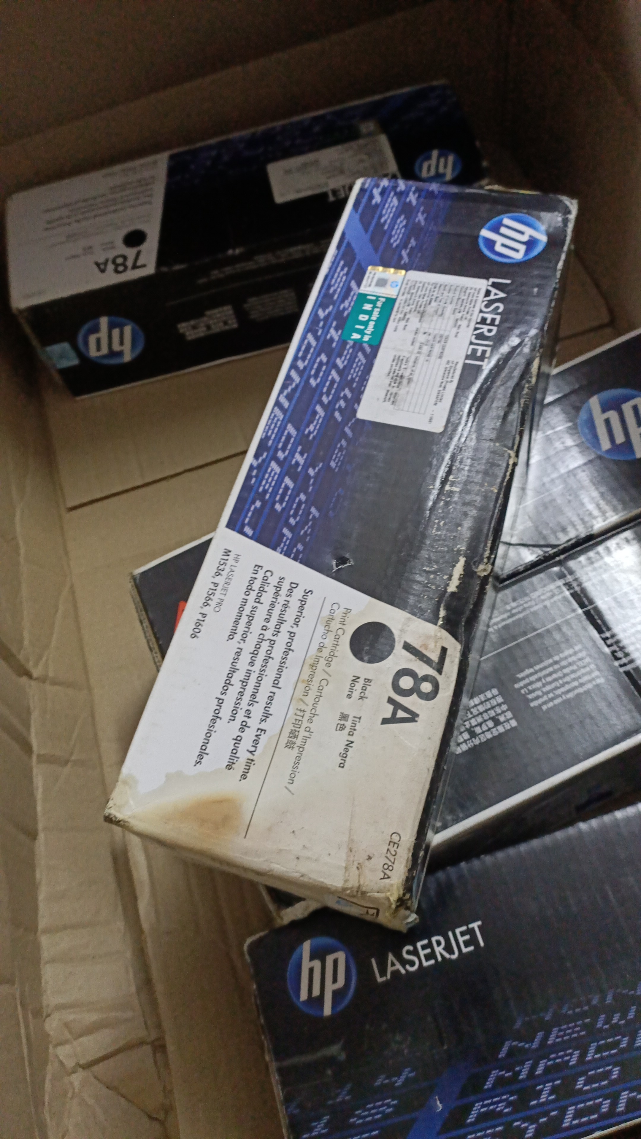 HP 78A 2-Pack Black Original Laserjet Toner Cartridges : Amazon.in ...