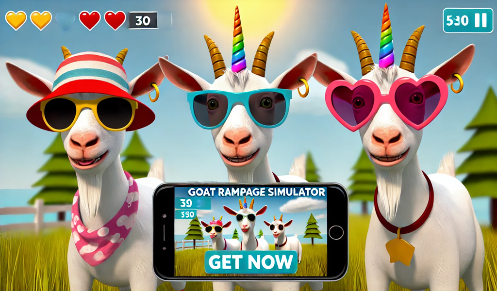 Goat Rampage Goat Simulator Goat Adventure Puzzle Games - App on Amazon ...