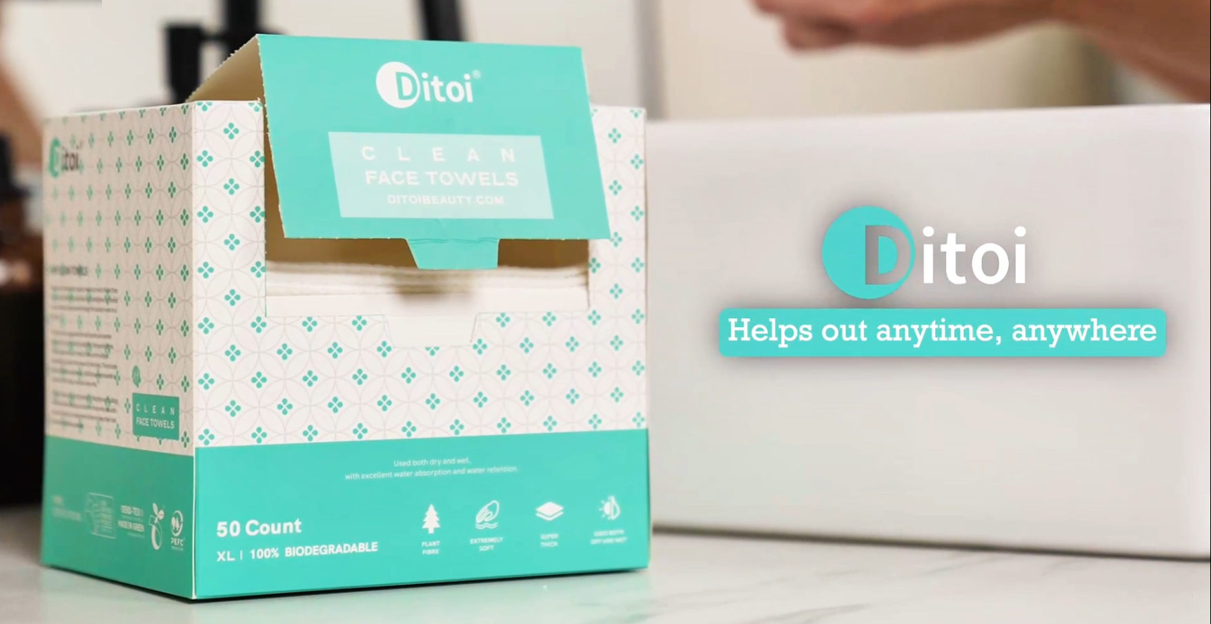 Watch Ditoi Face Towels Disposable Towel on Amazon Live