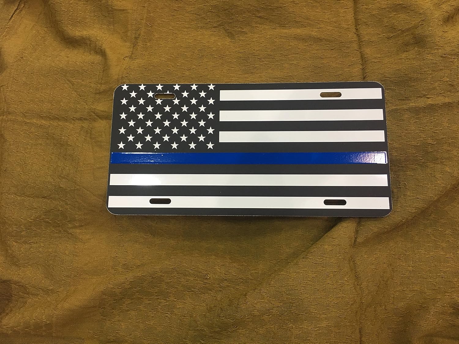 Amazon.com: Thin Blue Line License Plate : Everything Else