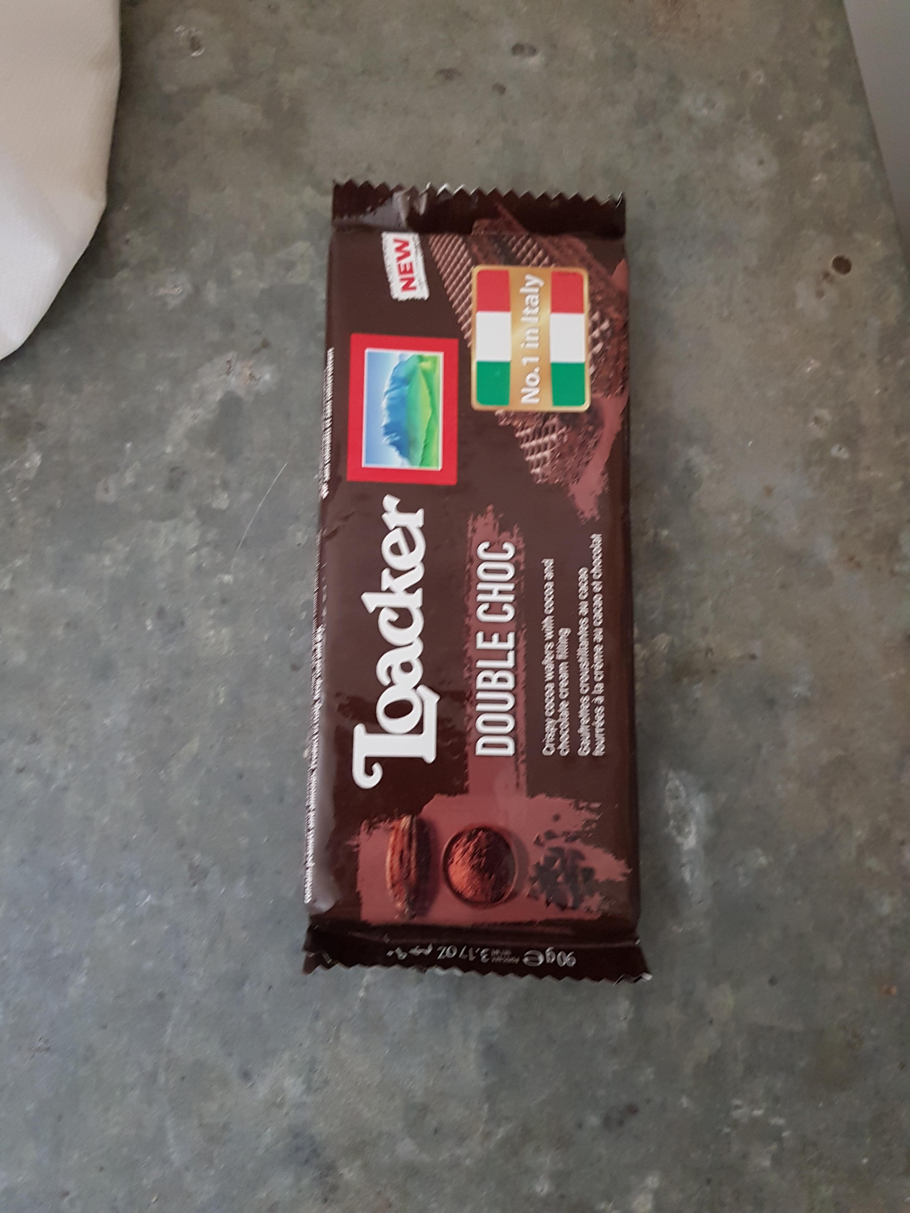 Loacker Classic Double Chocolate Wafer, 90 Gram : Amazon.in: Grocery ...