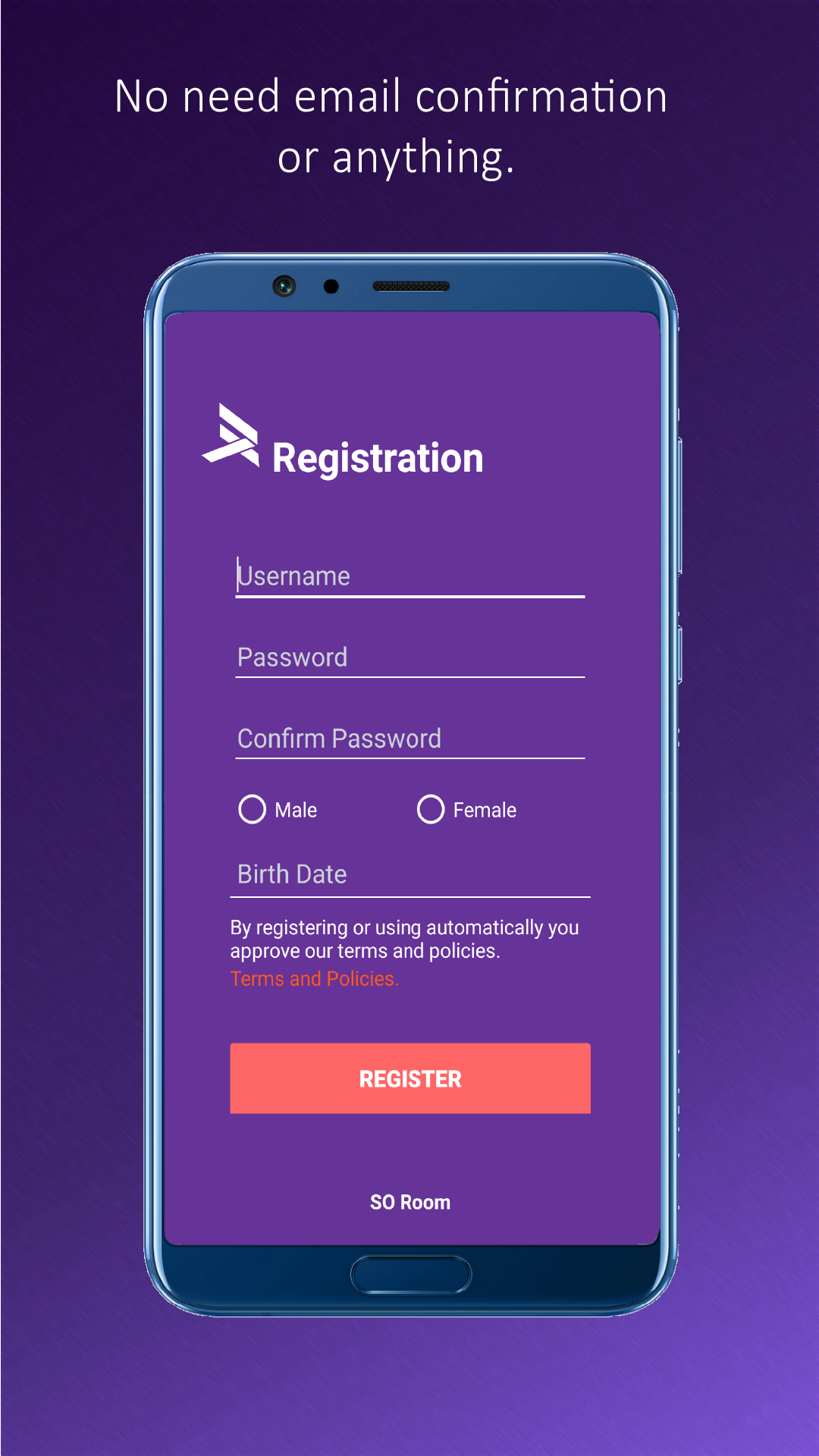 SO Room - Chat freely anonymously - App on Amazon Appstore