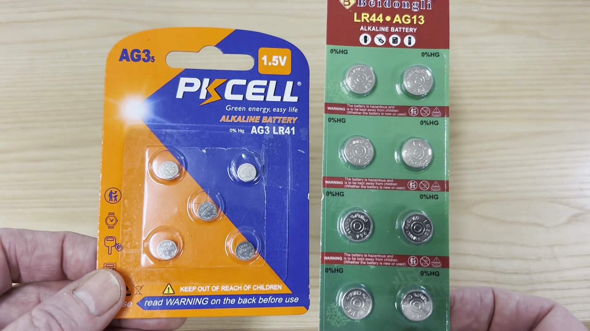 Watch Interchangeable? LR44 vs LR41 Button Cell Batteries on Amazon Live