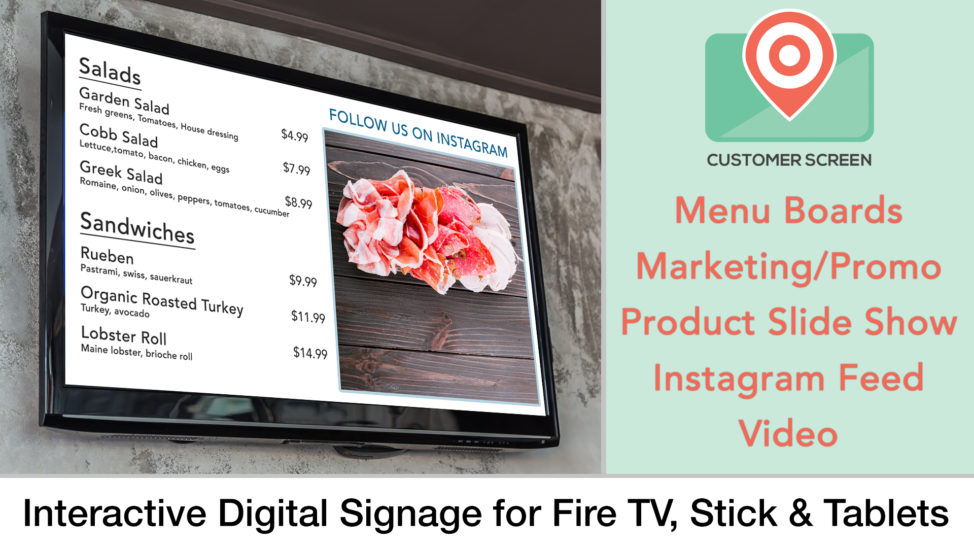 Customer Screen : Interactive Digital Signage Platform for Fire TV and ...