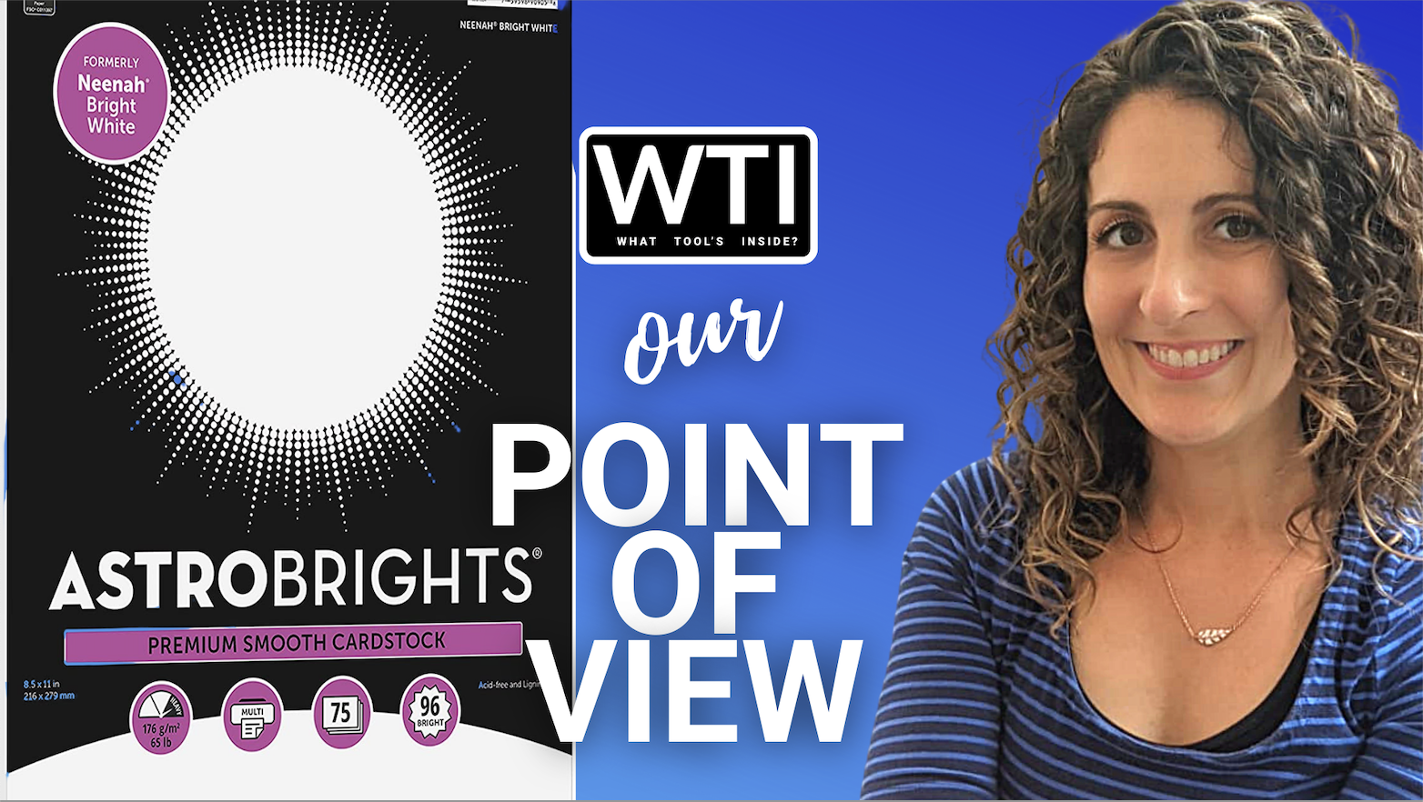 Watch Our Point of View on Astrobrights Bright White Cardstock on ...