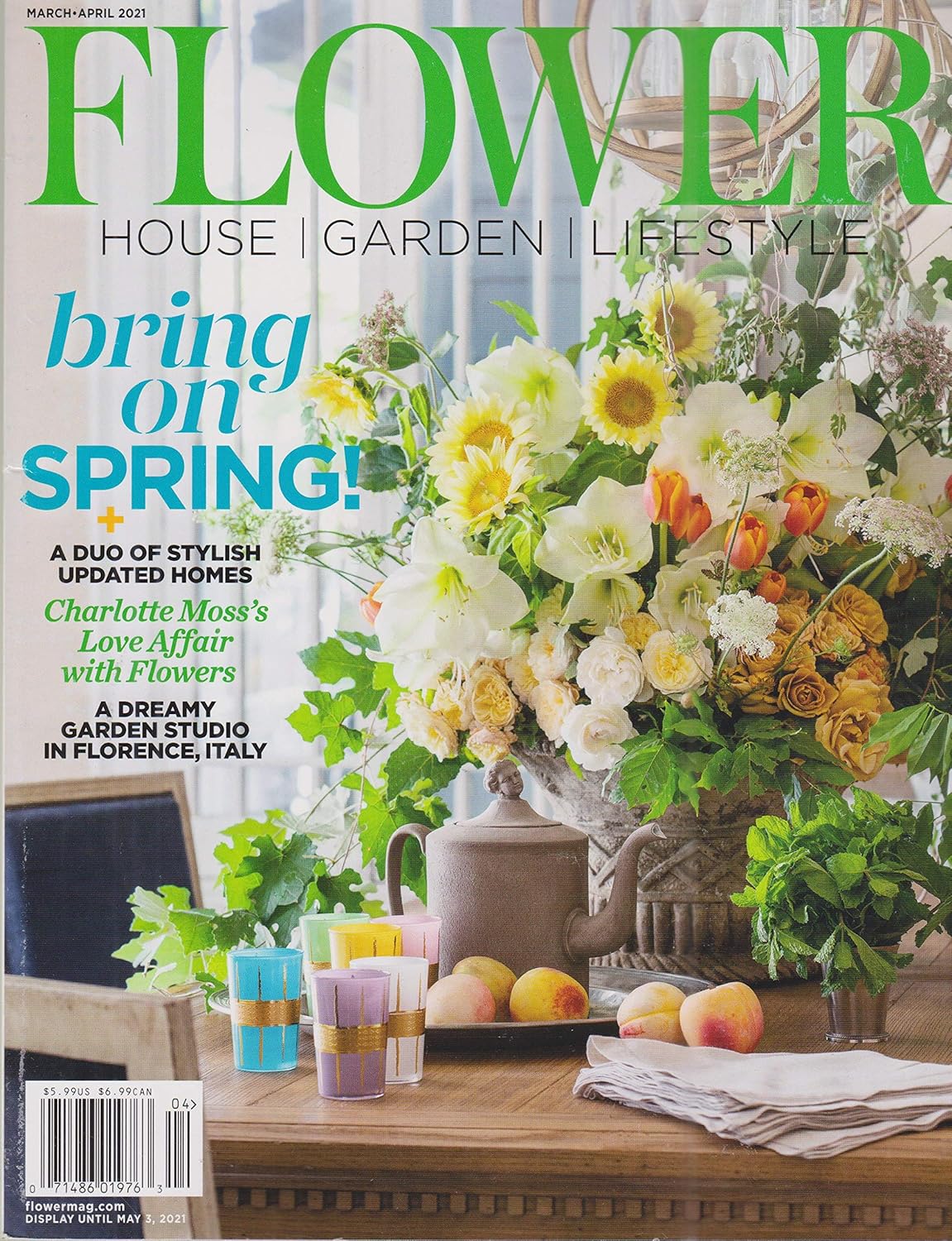Flower Magazine March April 2021: Amazon.com: Books