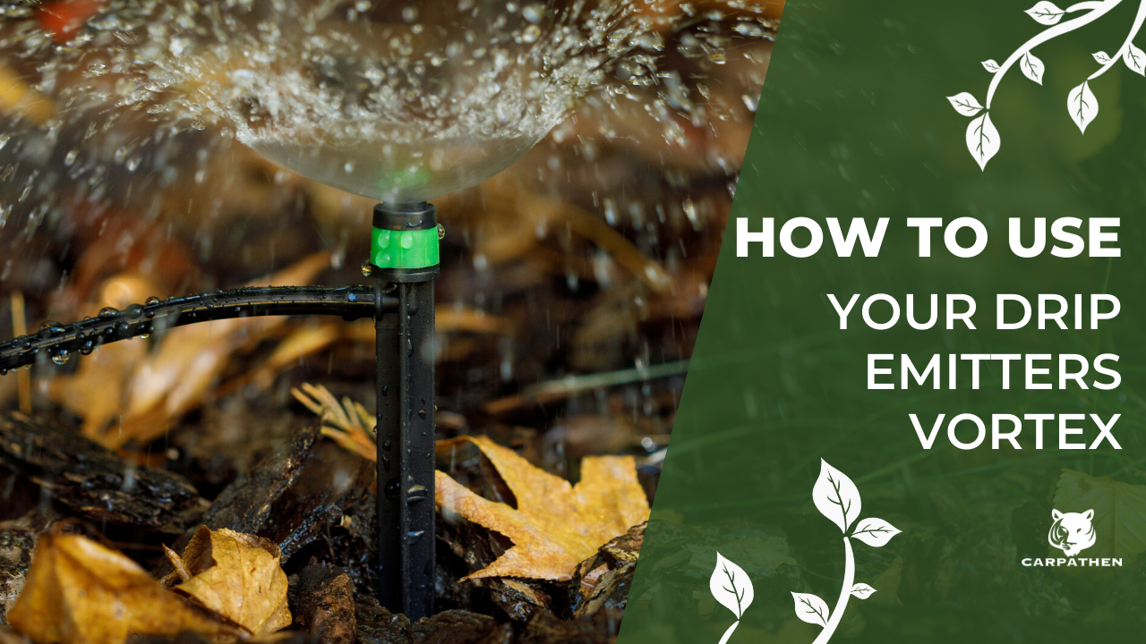 Watch How to Use the CARPATHEN Drip Irrigation Emitters Vortex on ...
