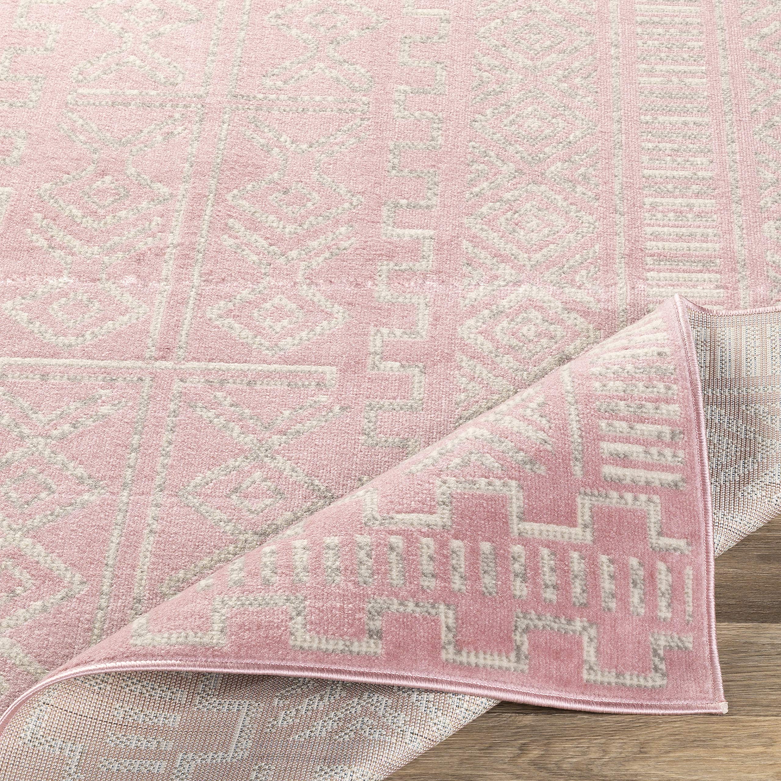Artistic Weavers Dianne Global Tribal Area Rug,7'10" x 10'2",Pale Pink ...