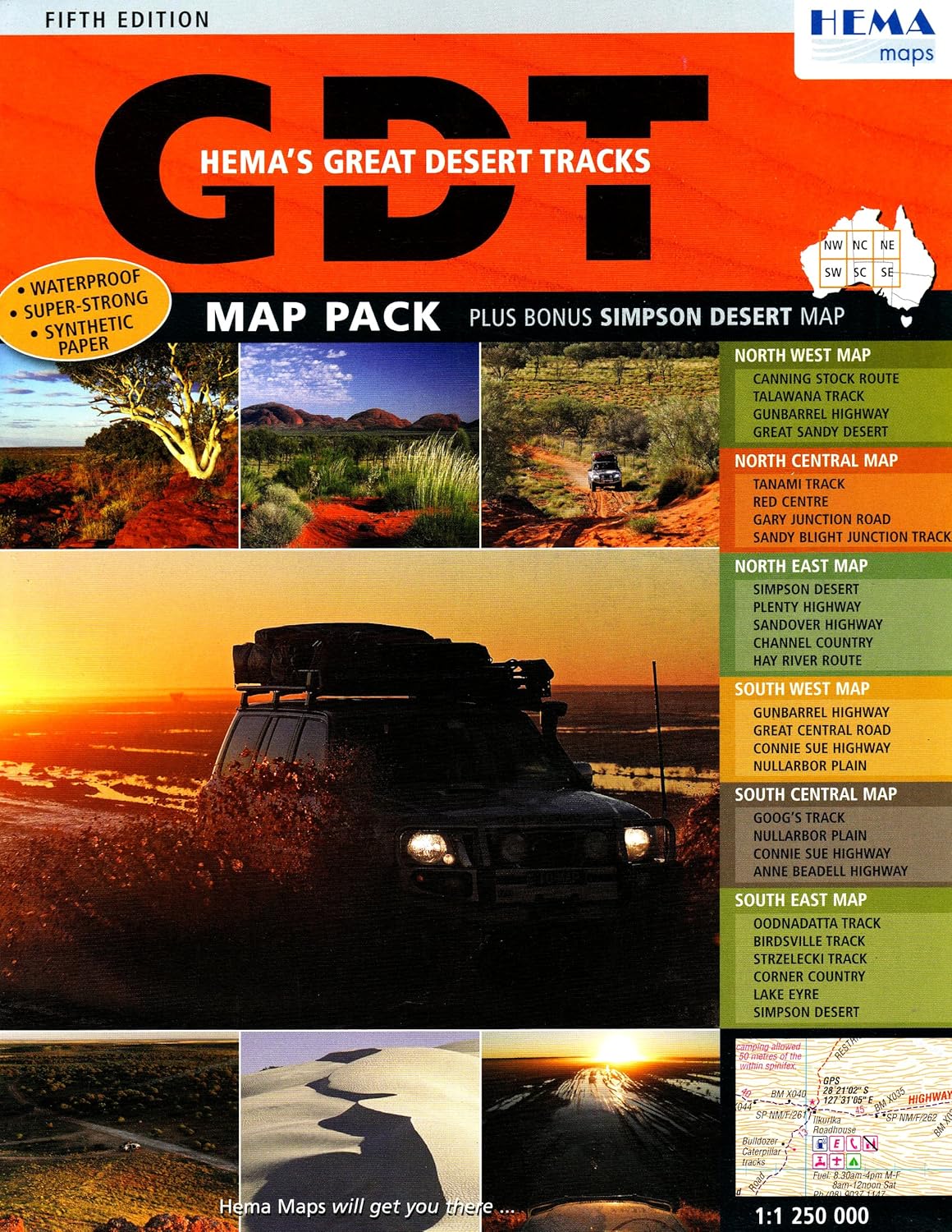 Buy Great Desert Tracks Map Pack Book Online at Low Prices in India ...
