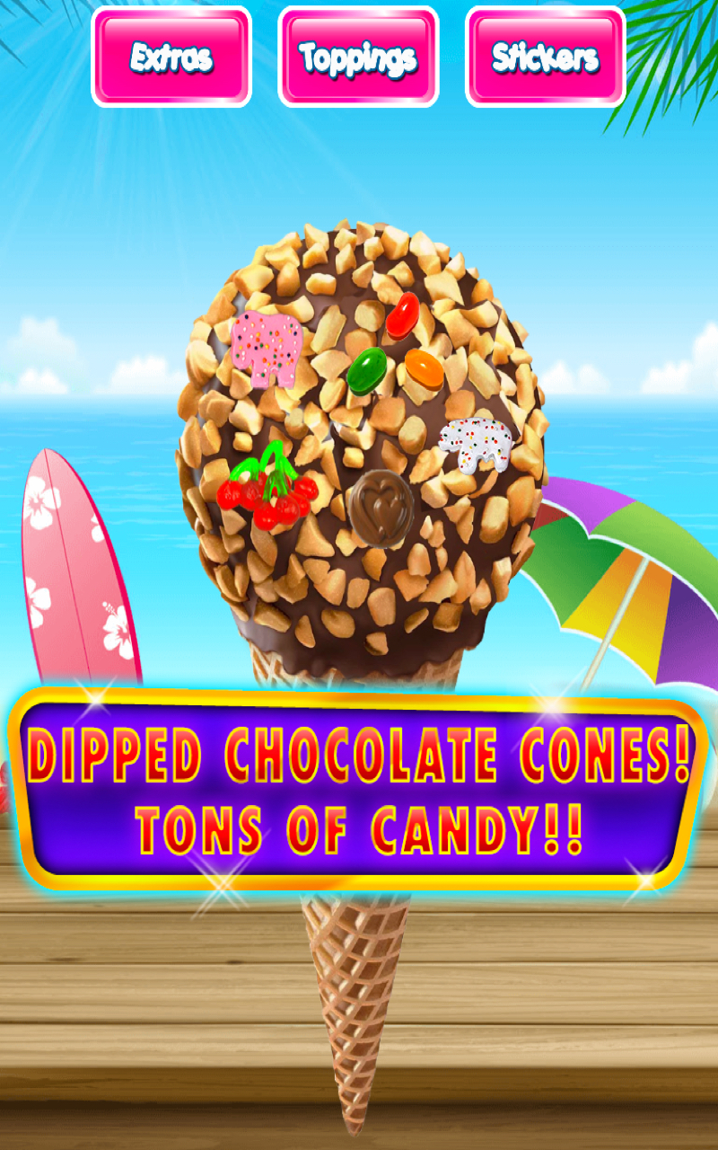 Beach Food Maker - Frozen Ice Cream Bars, Popsicles, Snow Cones, Candy ...