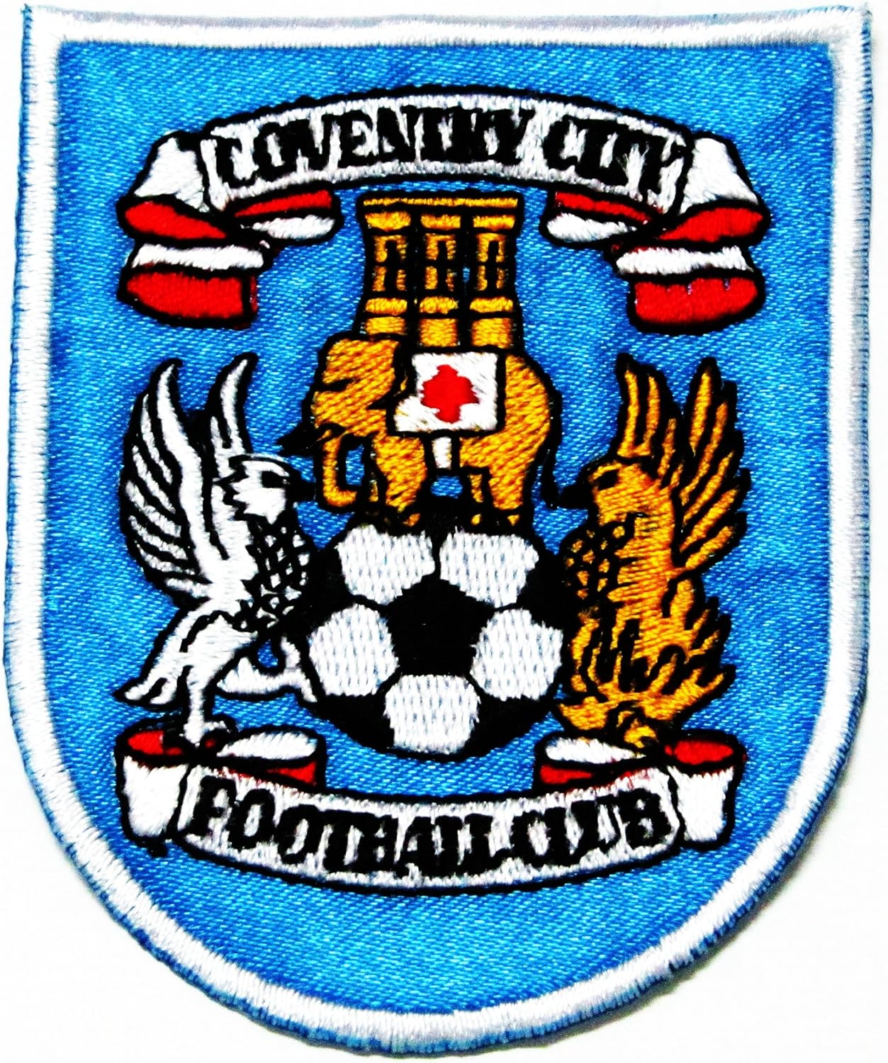 Amazon.com: 2.8" x 2.6"Coventry city football soccer sew-on embroidered ...