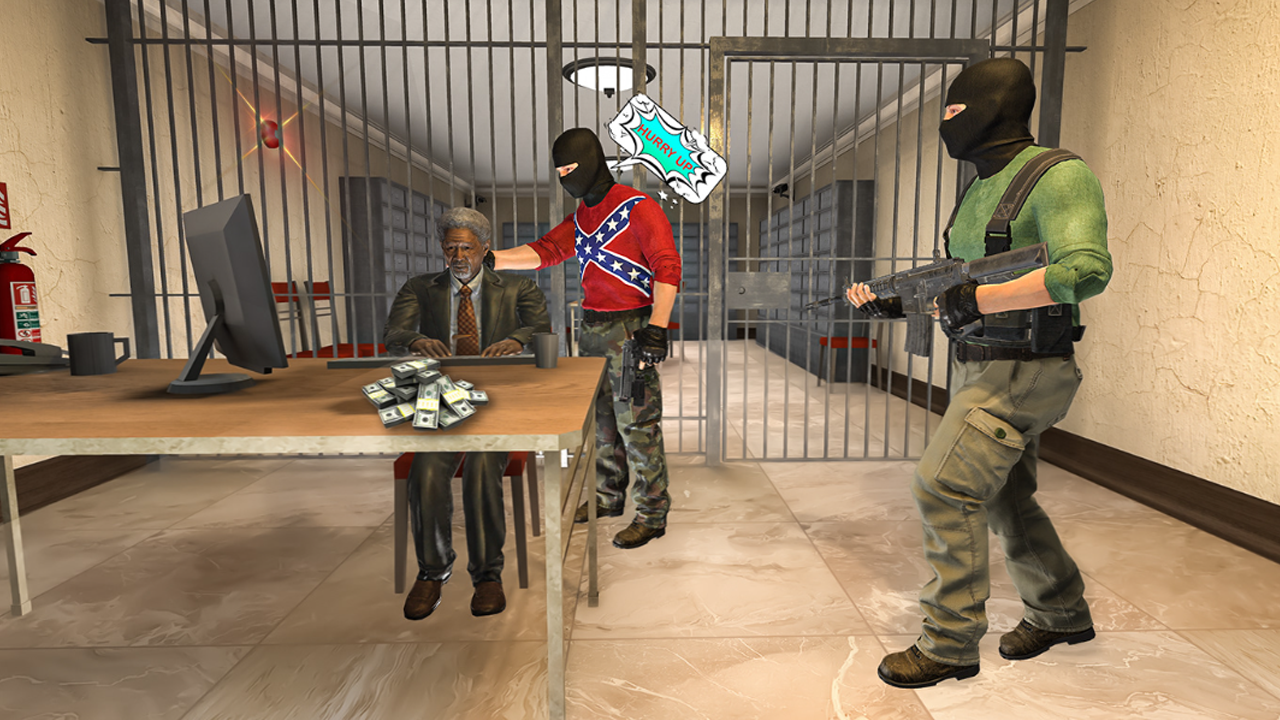 Bank Robbery Crime Simulator City Heist Adventure Games - City Bank ...