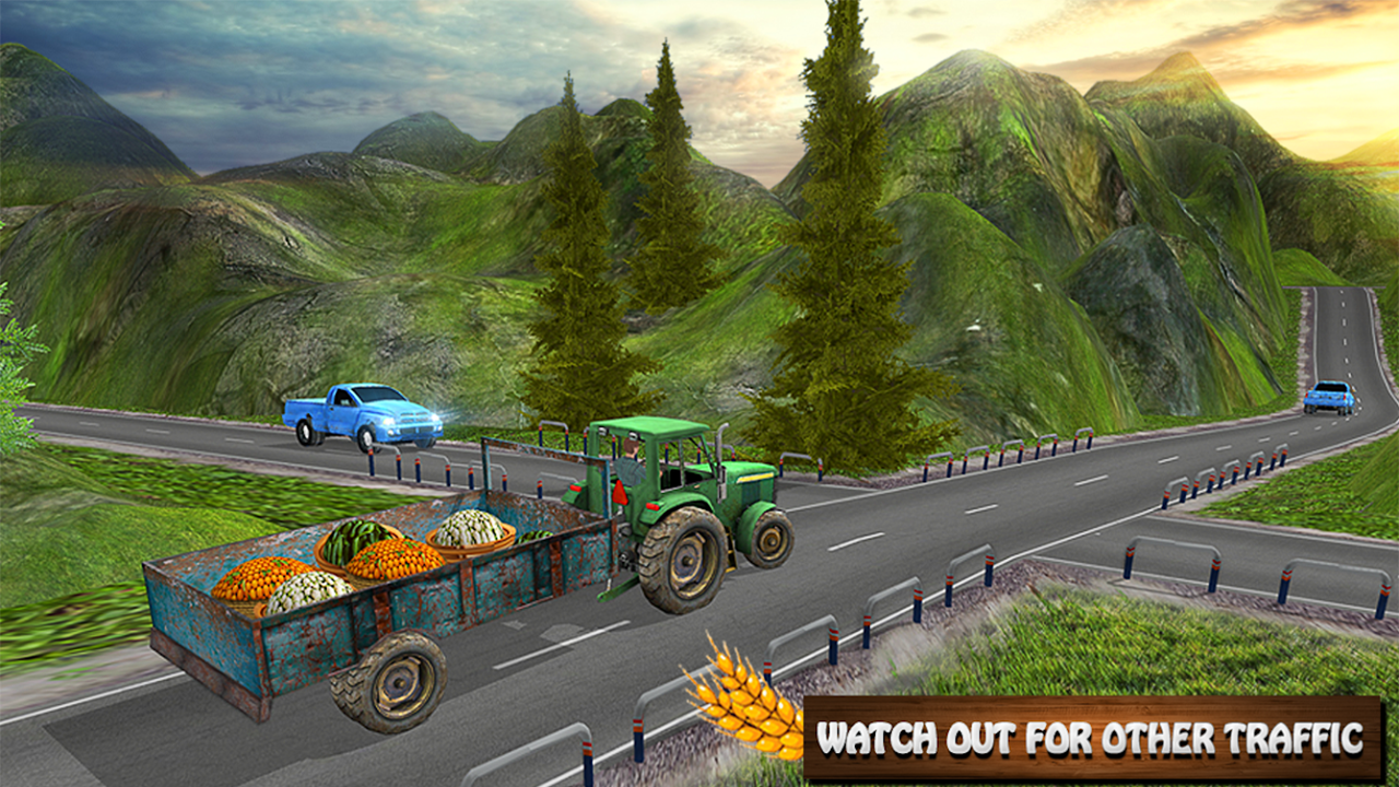 Extreme Drive Hill Farm Truck Parking Simulator Game: Cargo Transporter ...