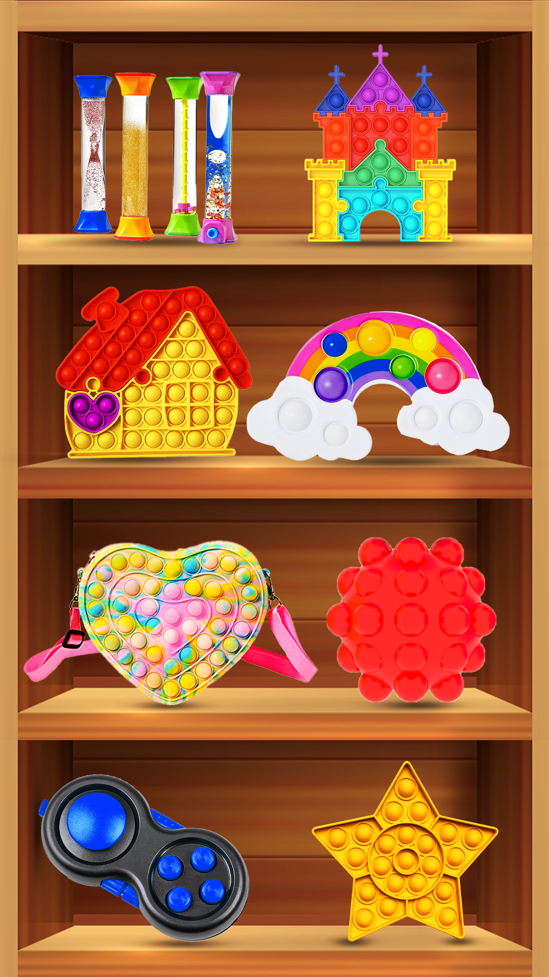 Fidget Toys 3D Sensory Pop it ASMR Oddly Satisfying - App on Amazon ...