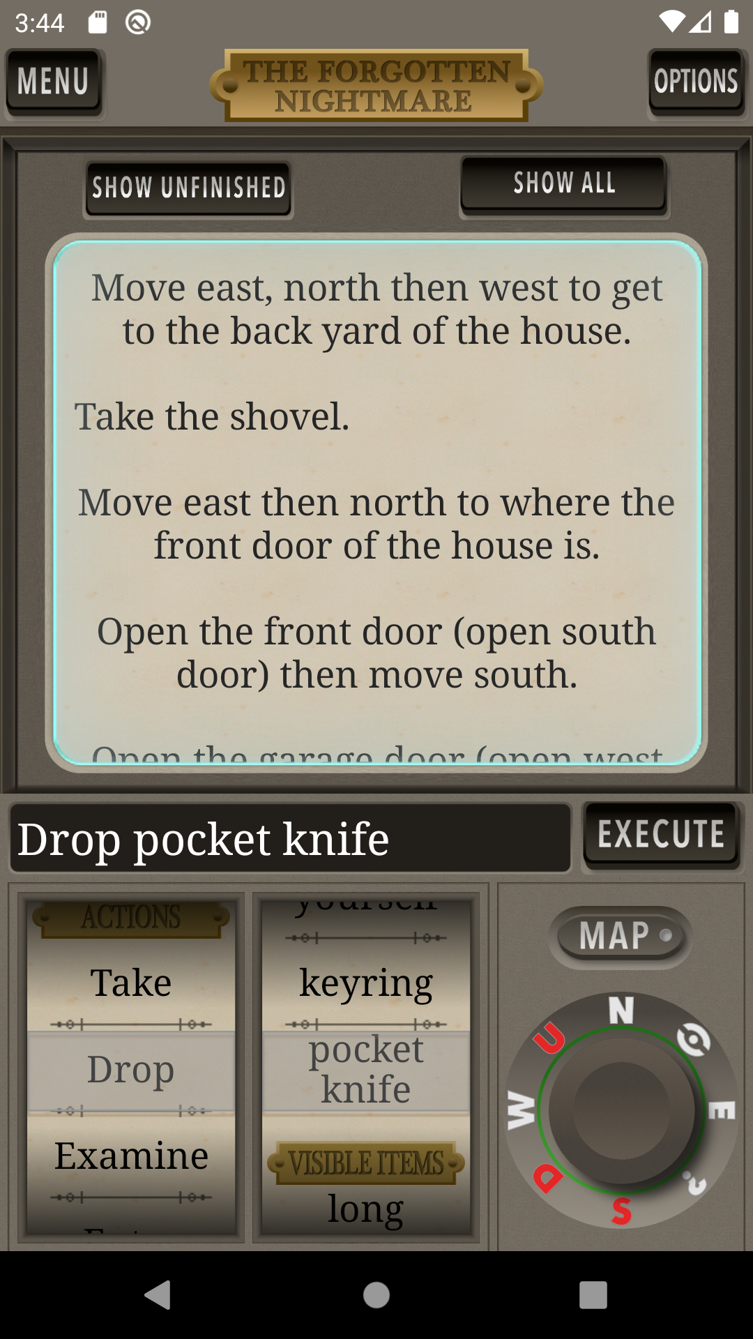 The Forgotten Nightmare - Text Adventure Game:Amazon.de:Appstore for ...