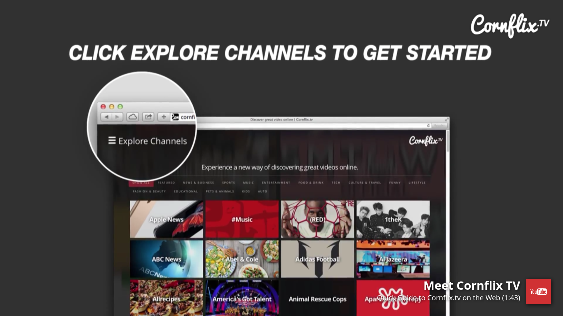 Cornflix TV - Global Internet TV Reimagined - App on the Amazon Appstore
