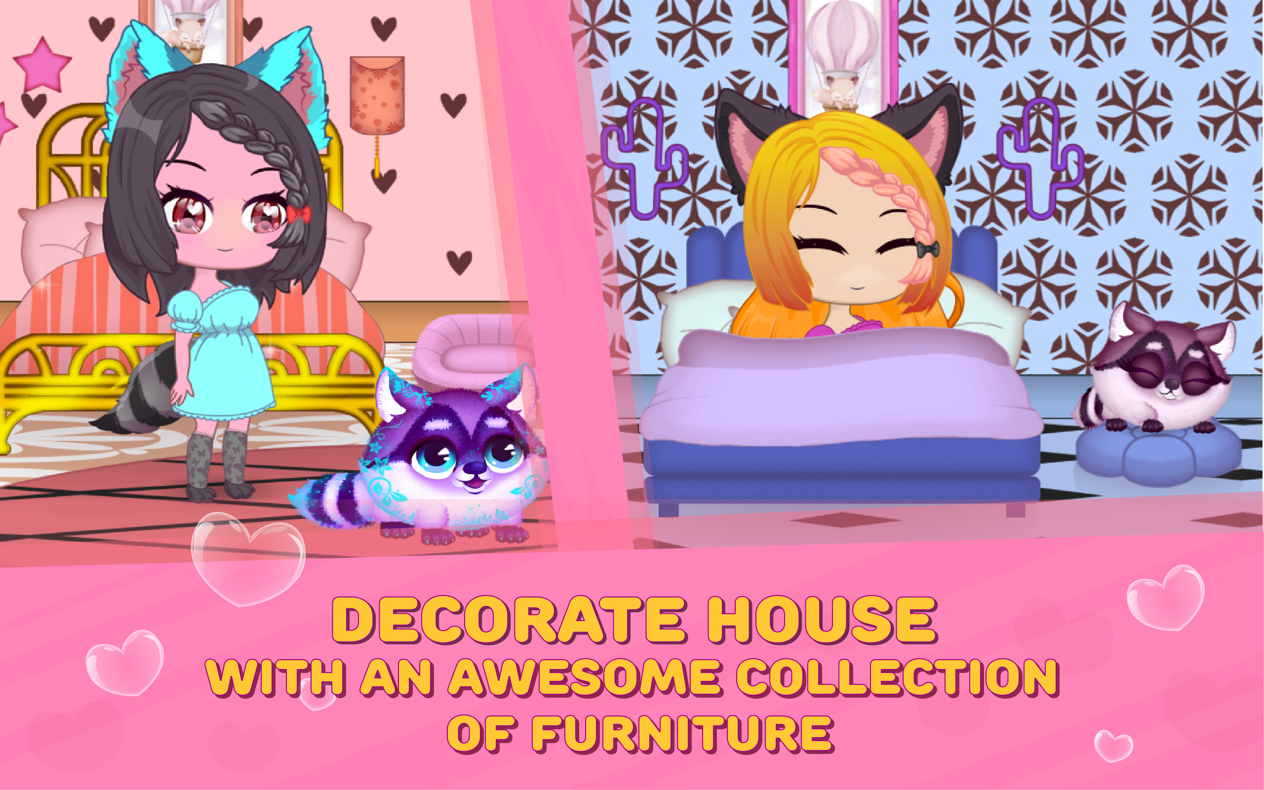 My Pet House - Raccoons - App on Amazon Appstore