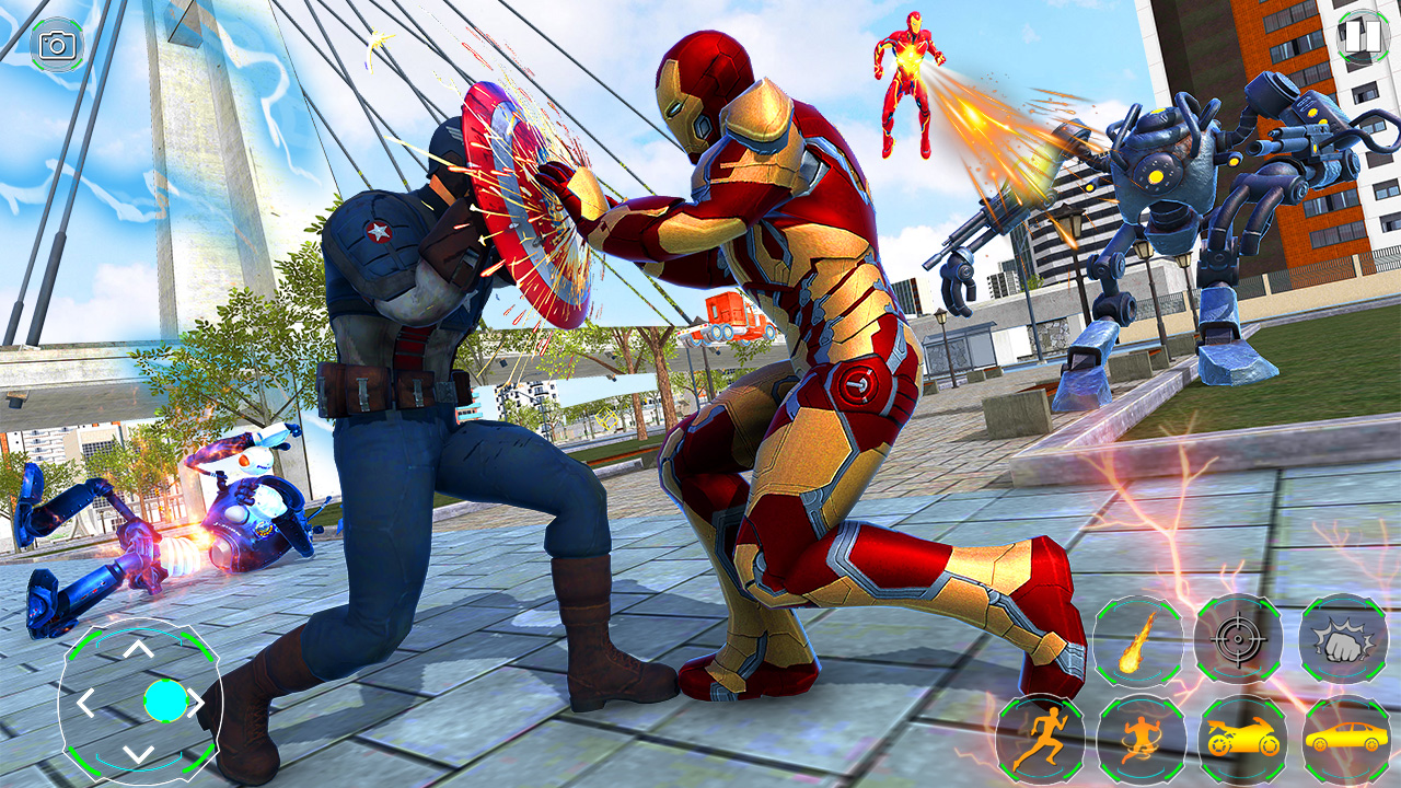 Iron Superhero: Rope Hero vs. Gangster Epic Fighting Action Game - App ...