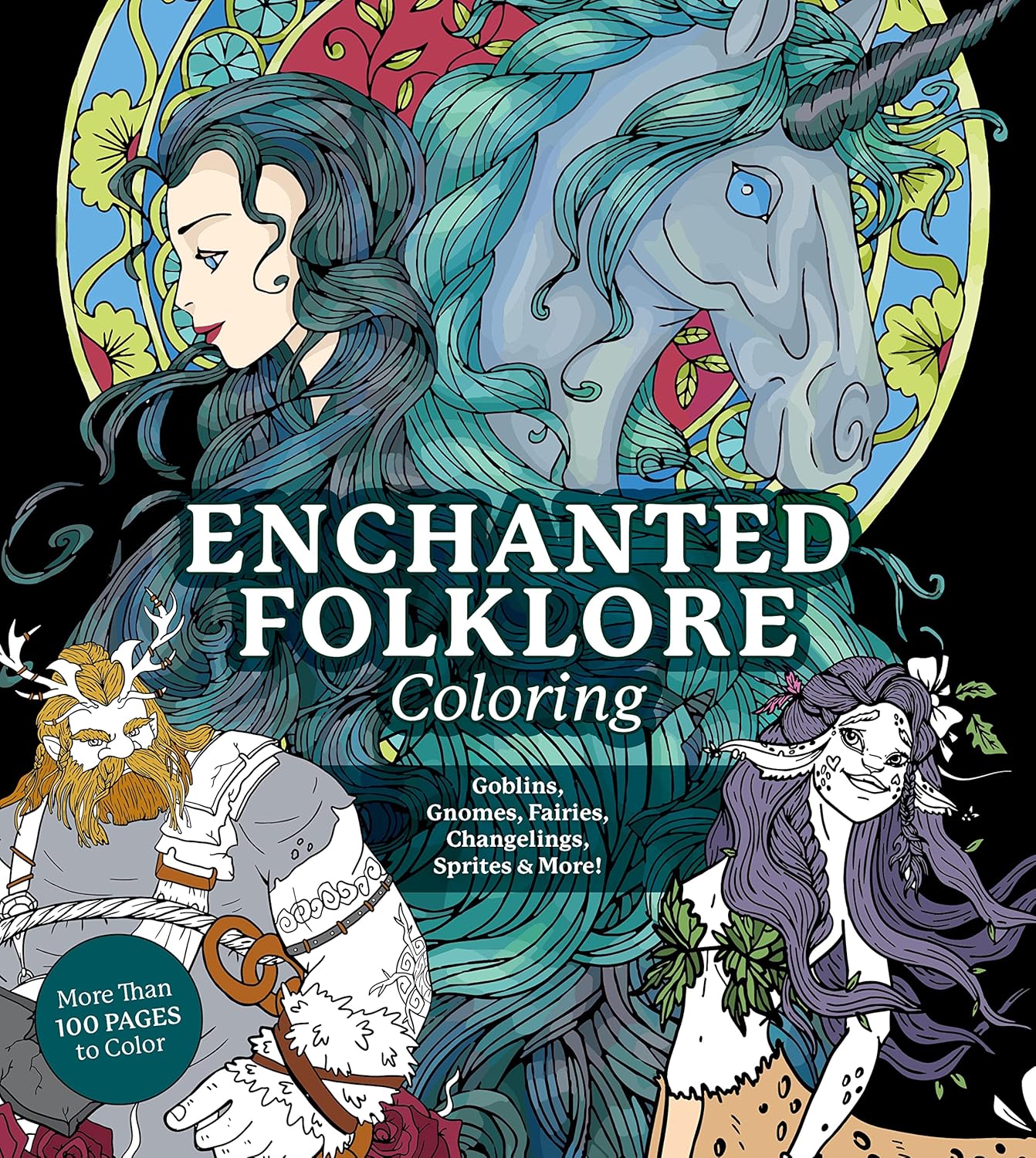 Enchanted Folklore Coloring: Goblins, Gnomes, Fairies, Changelings ...