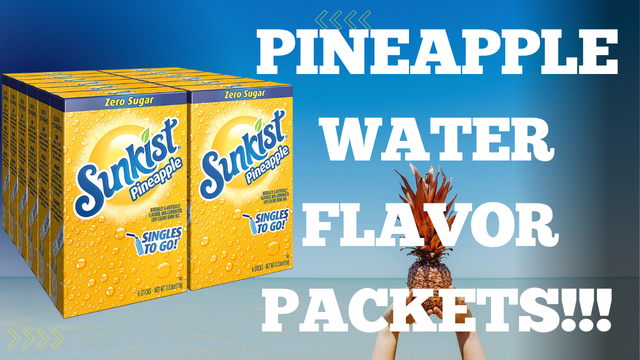 Watch Pineapple Sunkist Water Flavor on Amazon Live