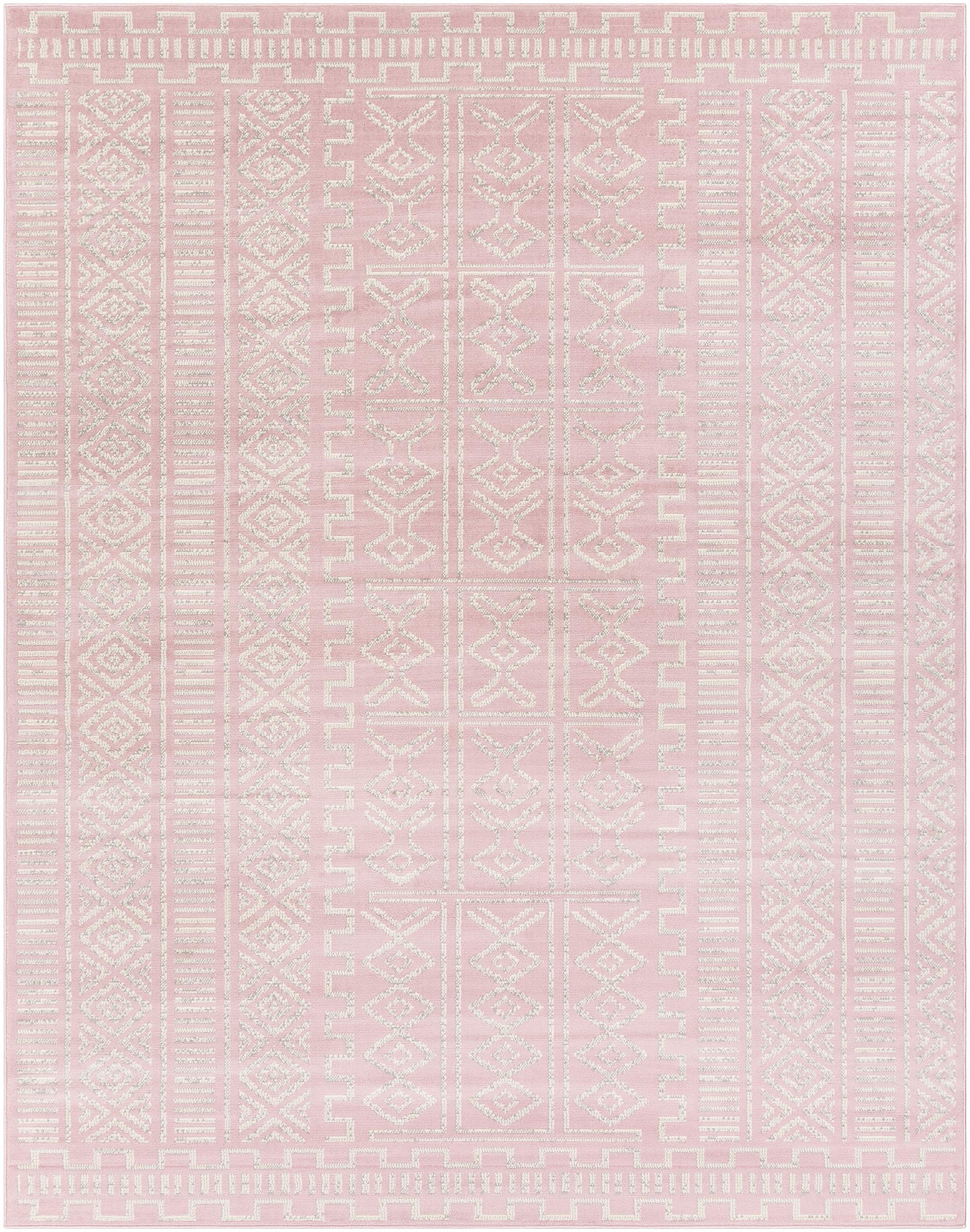 Artistic Weavers Dianne Global Tribal Area Rug,7'10" x 10'2",Pale Pink ...