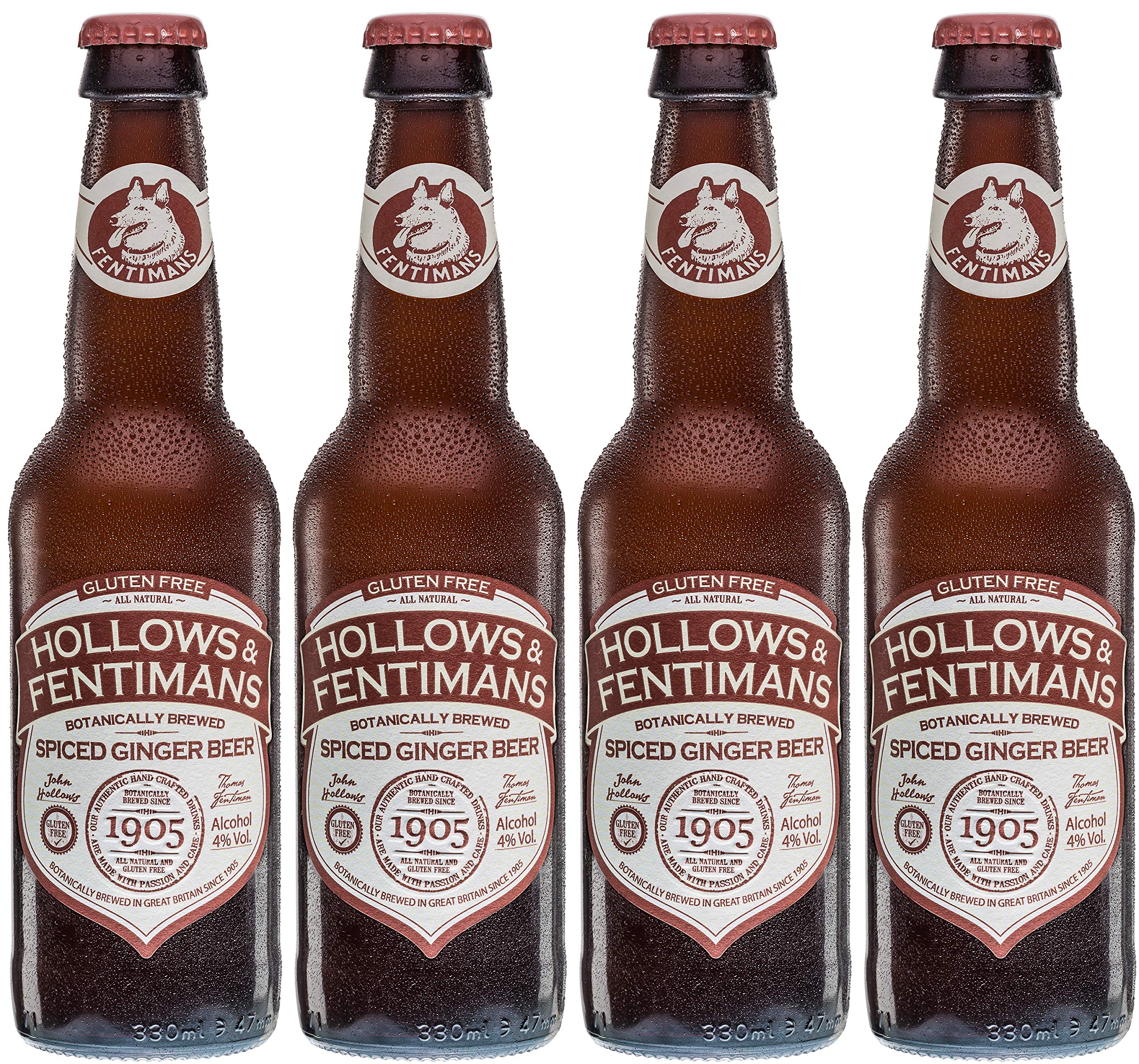 Buy Hollows & Fentimans Botanically Brewed Gluten Free Spiced Ginger 4 ...