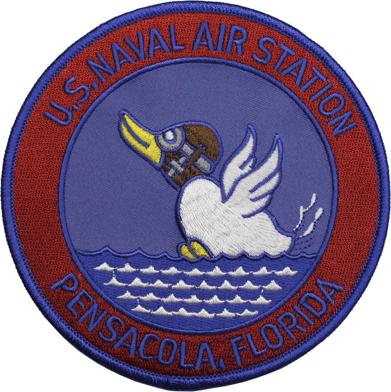 Amazon.com: Naval Air Station Pensacola Florida Patch : Clothing, Shoes ...
