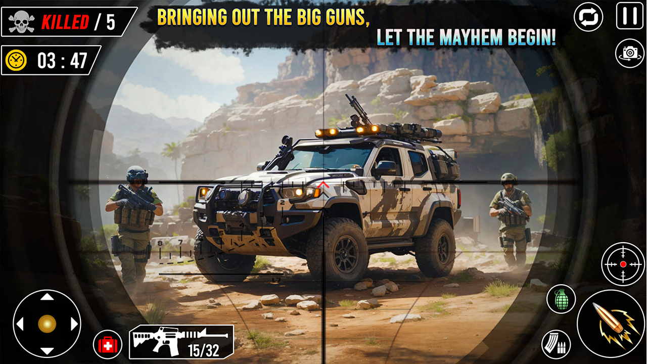 Real FPS Gun Shooting War Arena Simulator Games 2023 - Free FPS Sniper Gun Shooter Adventure ...