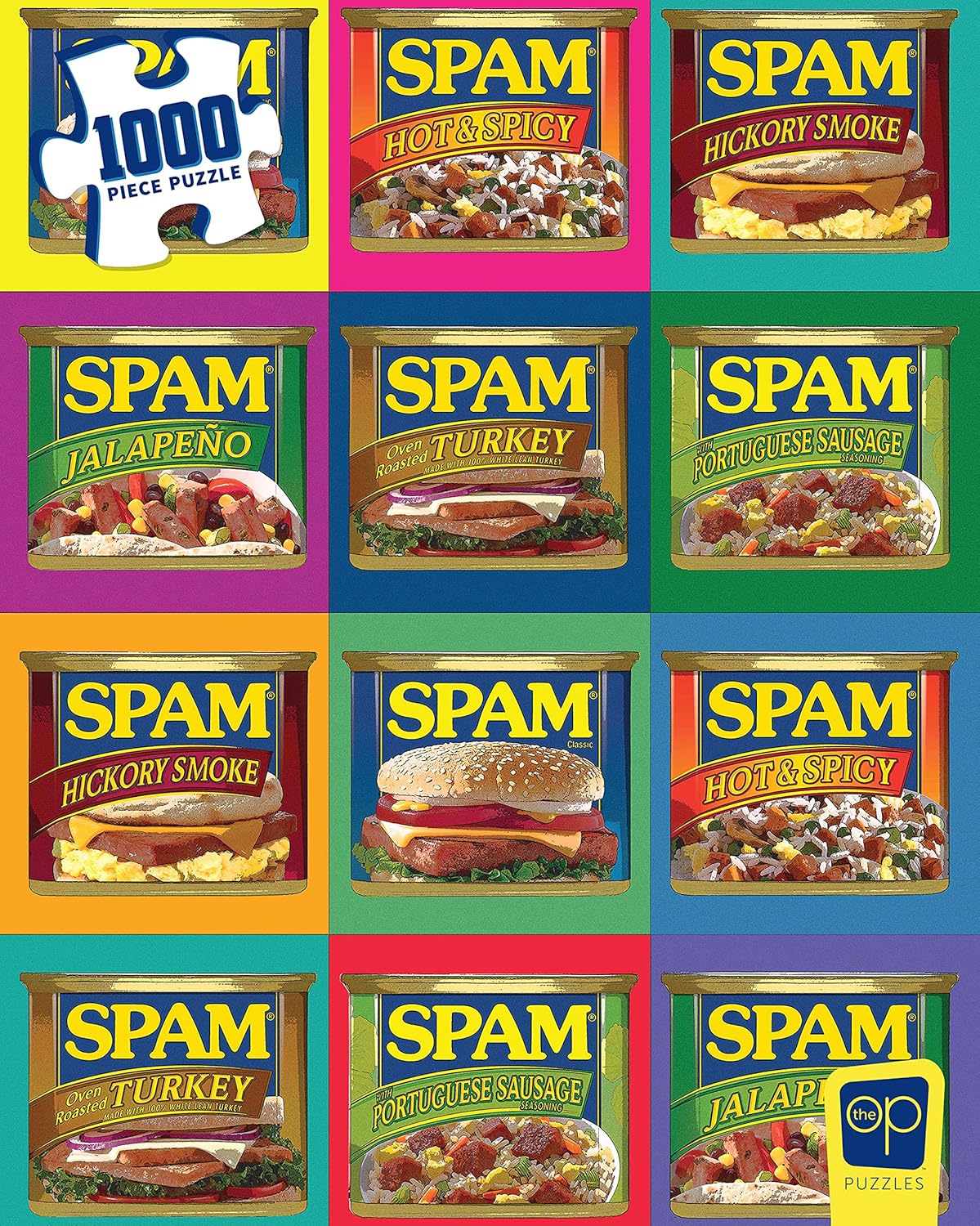 USAOPOLY SPAM Sizzle. Pork. and. Mmm. 1000 Piece Jigsaw Puzzle ...