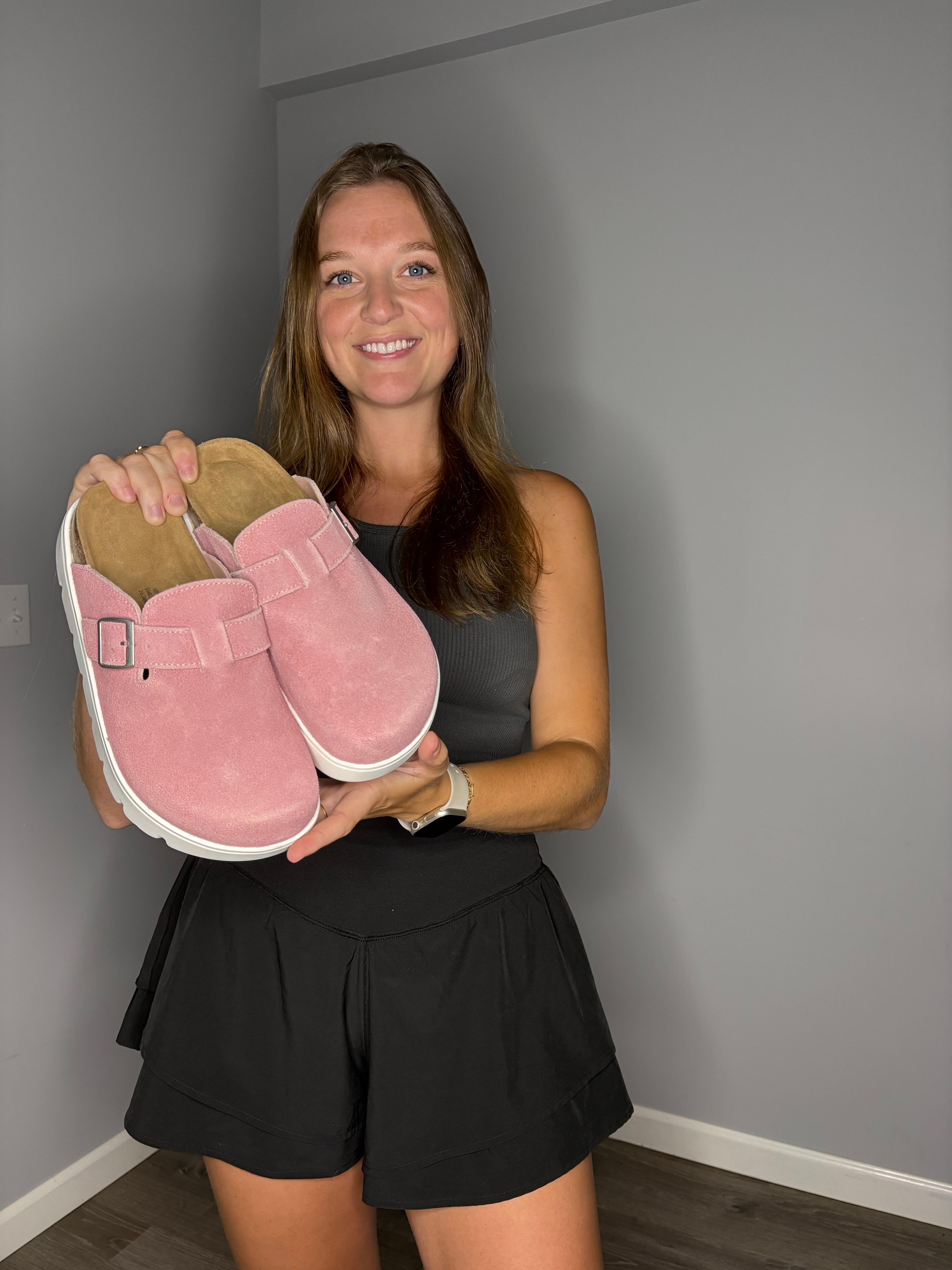Watch Project Cloud Genuine Leather Platform Clogs on Amazon Live