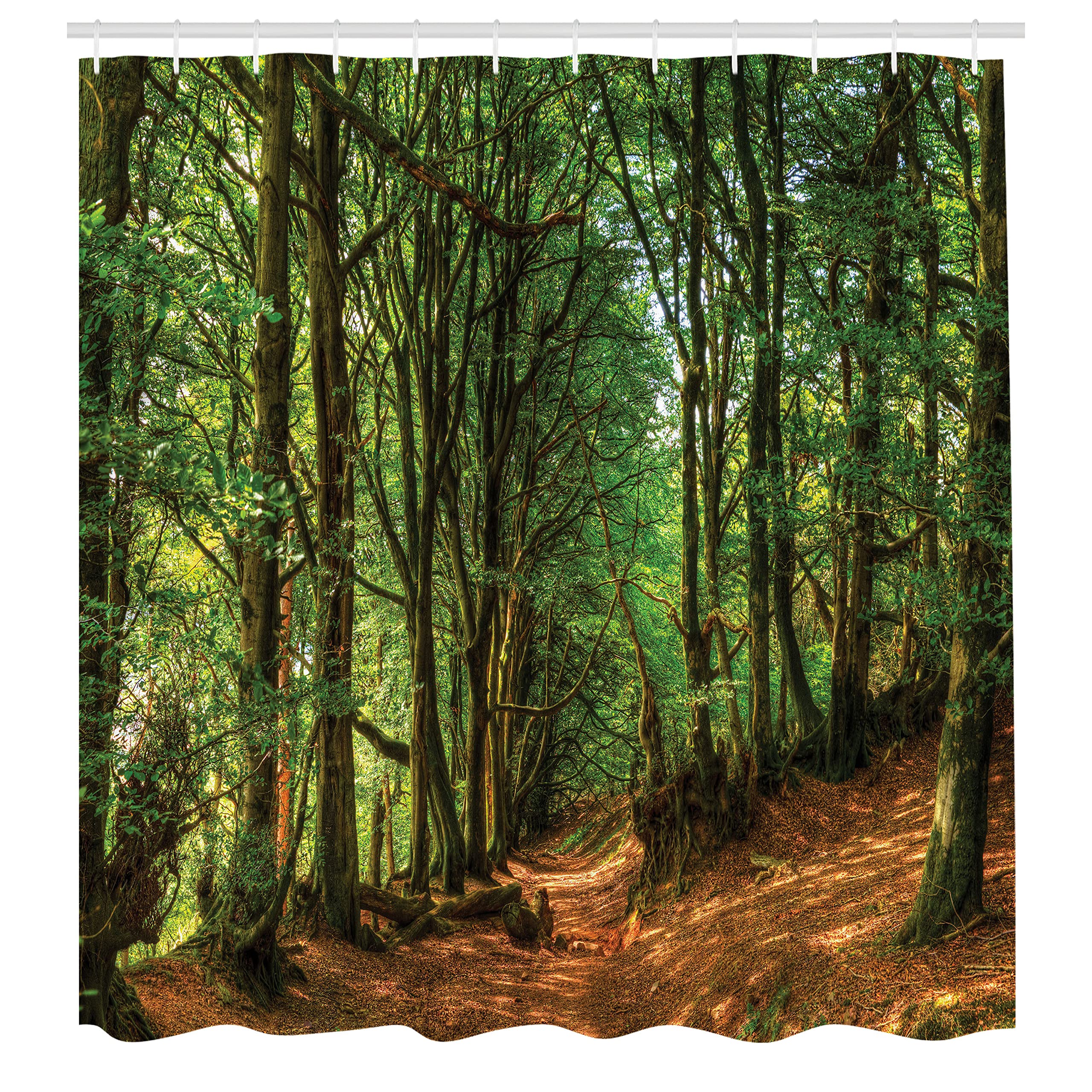 Christmas Shower Curtain Spa Duvet Cover Set, Massage Stone Triplets ...